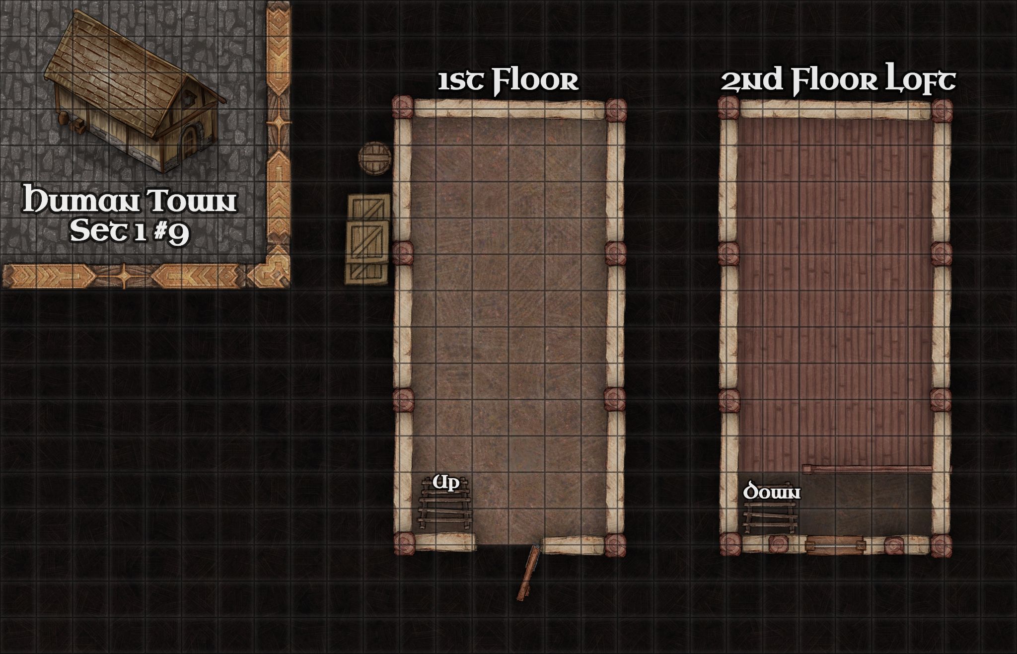Human Town Set 1 #9 | Inkarnate - Create Fantasy Maps Online