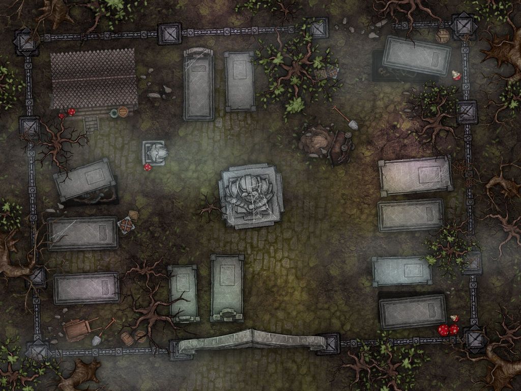 Zombie Graveyard | Inkarnate - Create Fantasy Maps Online