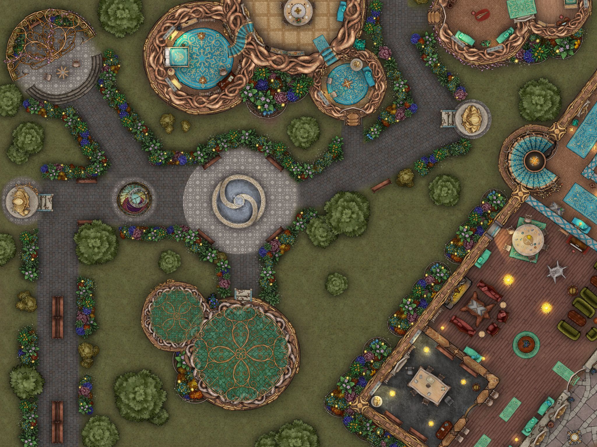 Elven Ambassador's Residence | Inkarnate - Create Fantasy Maps Online