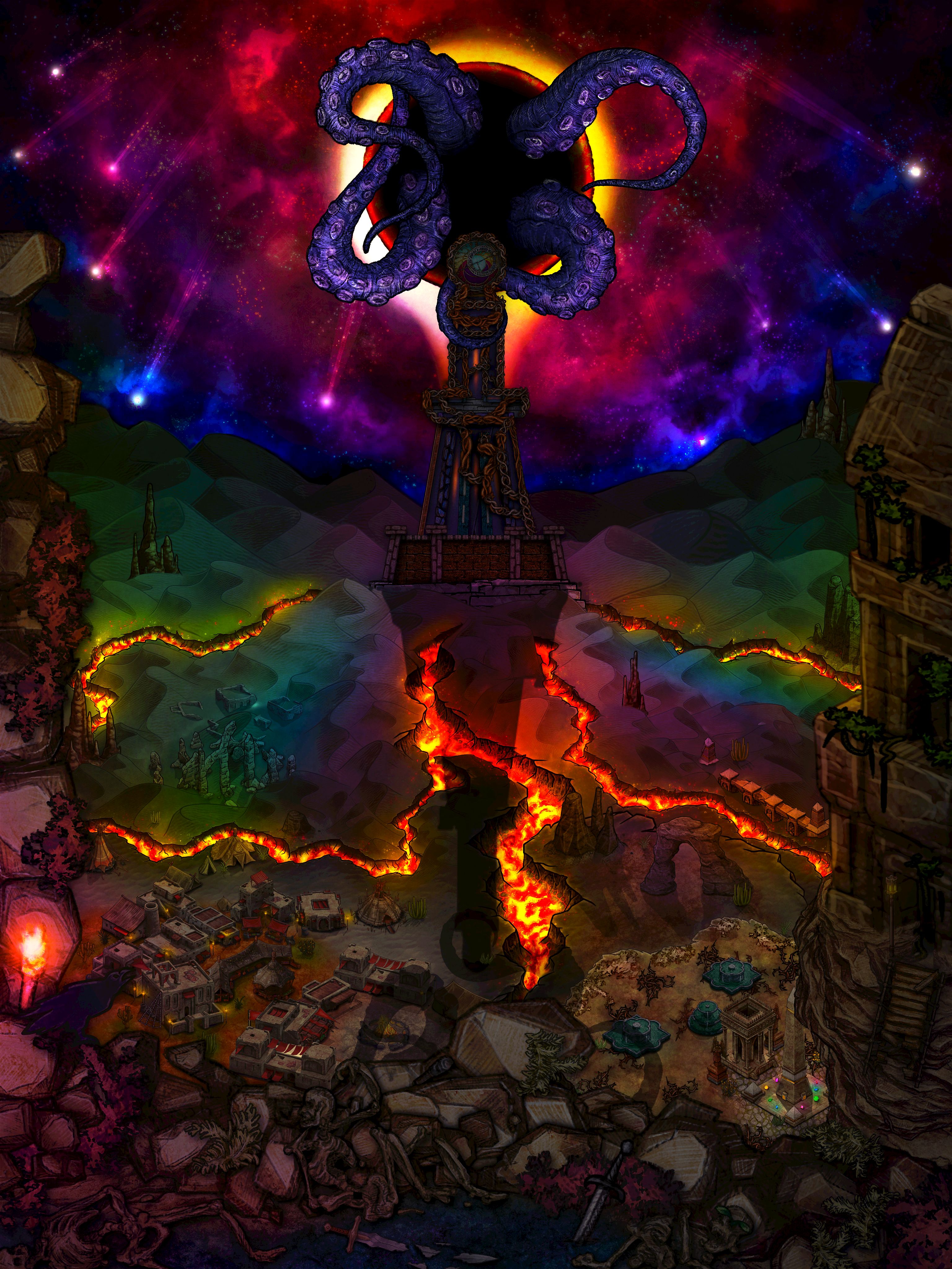 Invasion of the Cosmic God | Inkarnate - Create Fantasy Maps Online