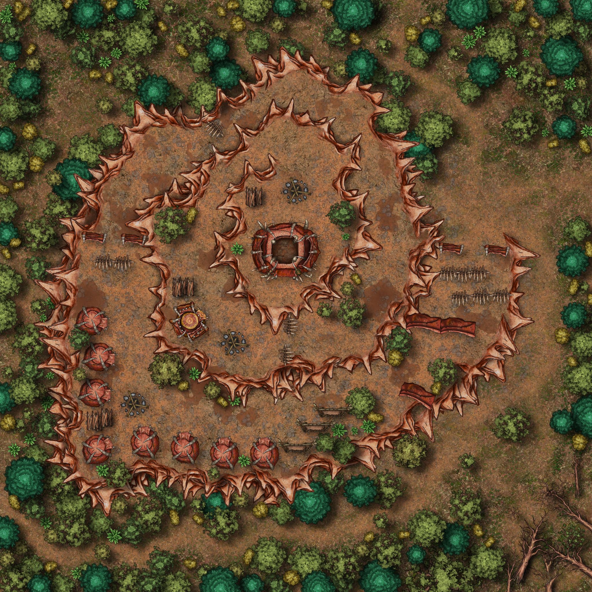 Orcs at the Spire | Inkarnate - Create Fantasy Maps Online