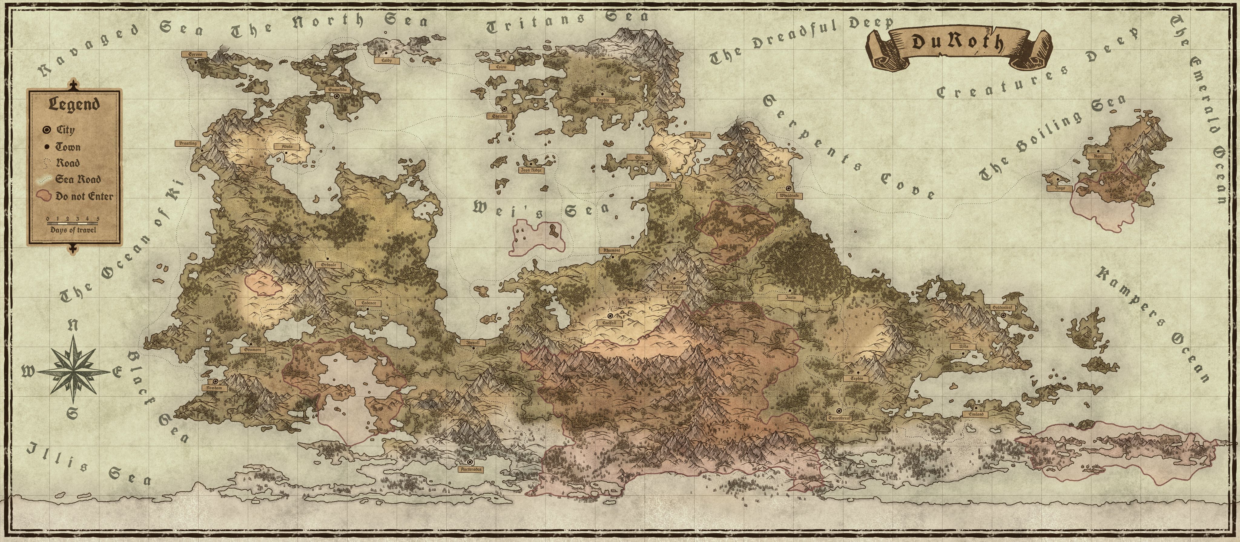 DuRoth (red color) | Inkarnate - Create Fantasy Maps Online