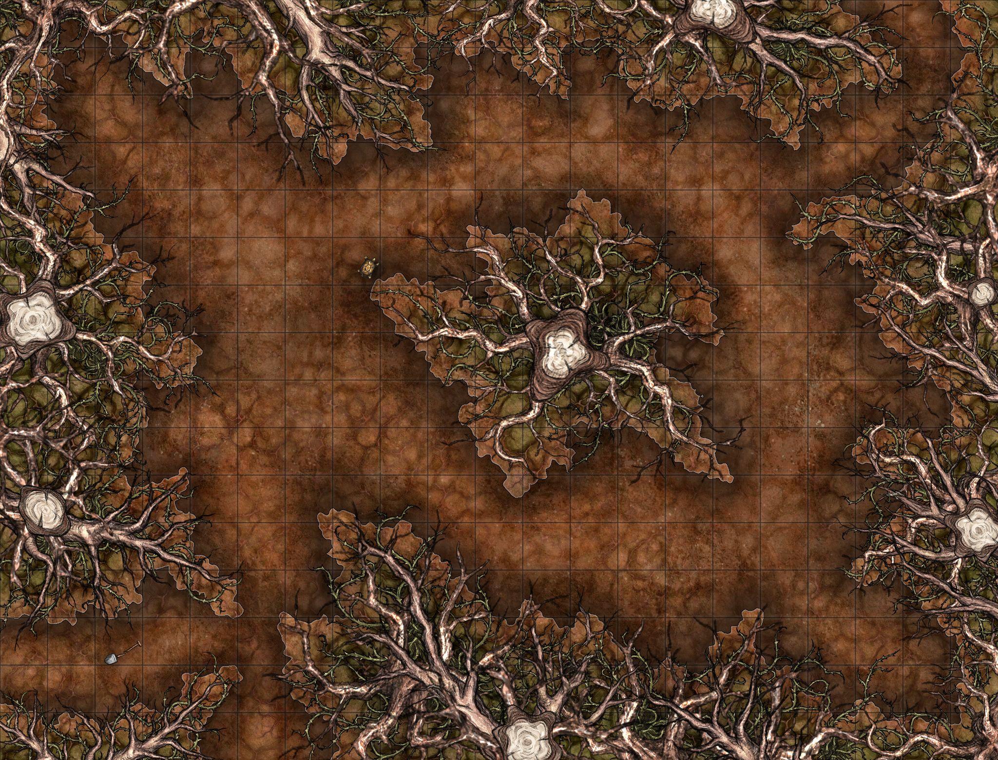 Overgrown Tunnel Editable | Inkarnate - Create Fantasy Maps Online