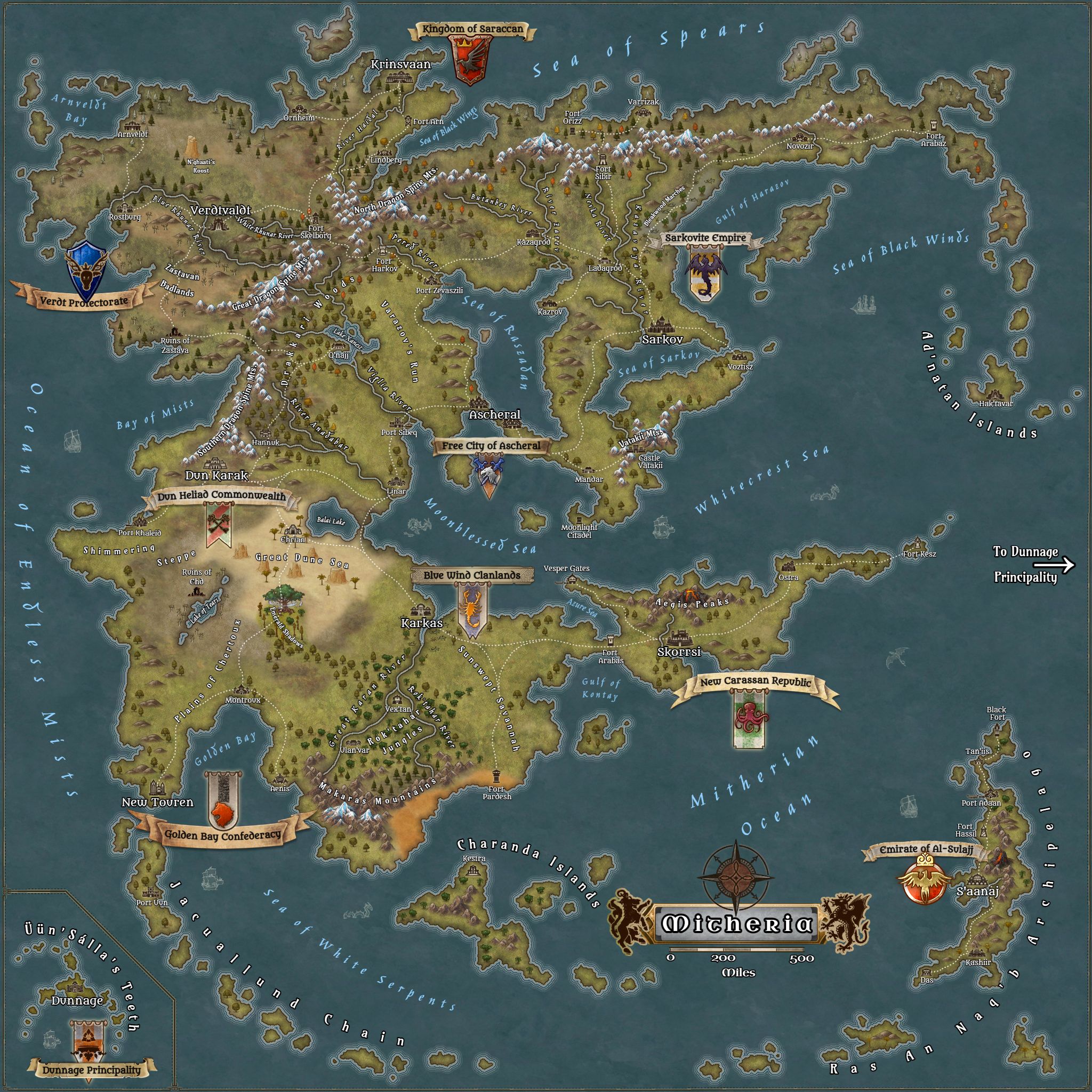 Mitheria | Inkarnate - Create Fantasy Maps Online