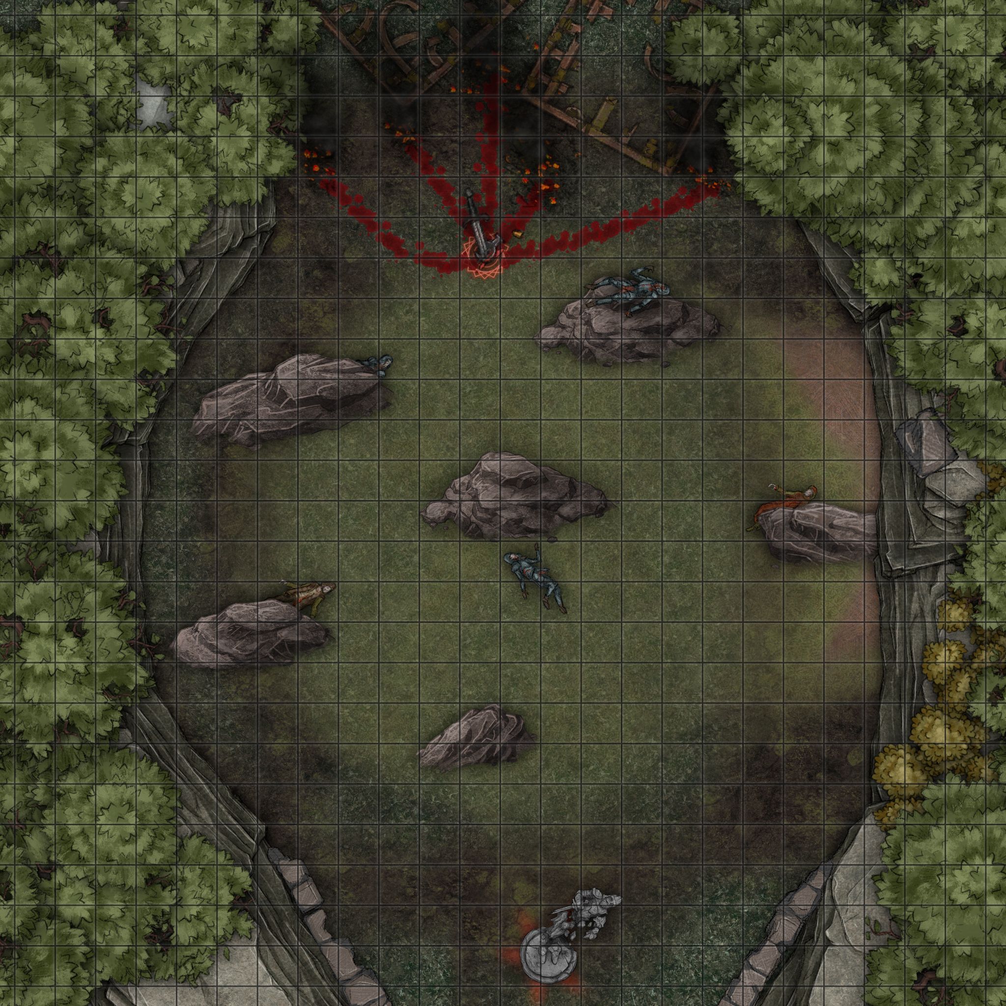 Fey fight: First part | Inkarnate - Create Fantasy Maps Online