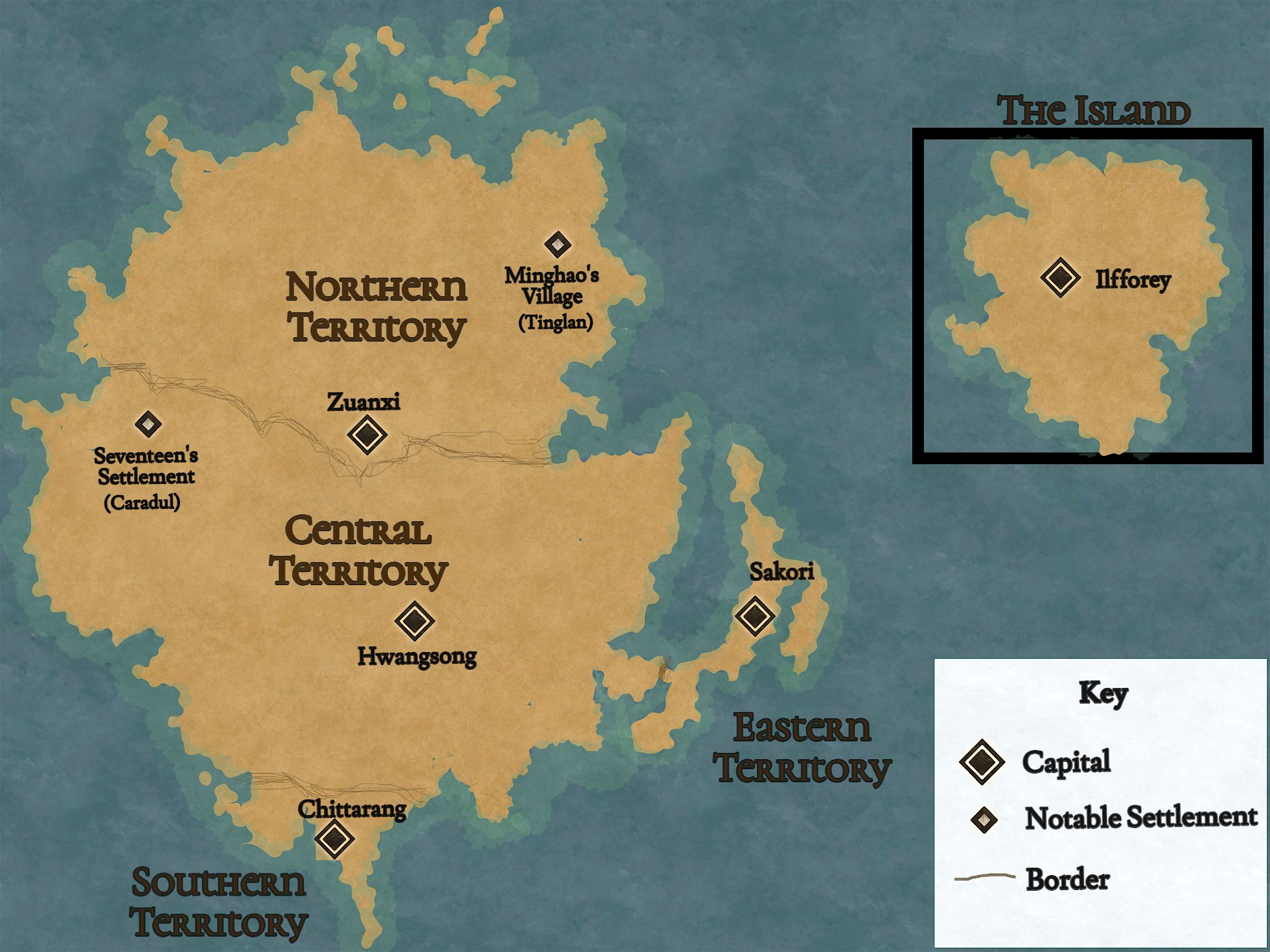 Map of the Territories | Inkarnate - Create Fantasy Maps Online