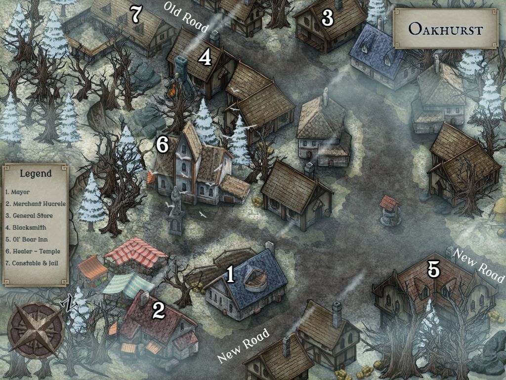 The Sunless Citadel - Oakhurst w/Legend Winter | Inkarnate - Create ...