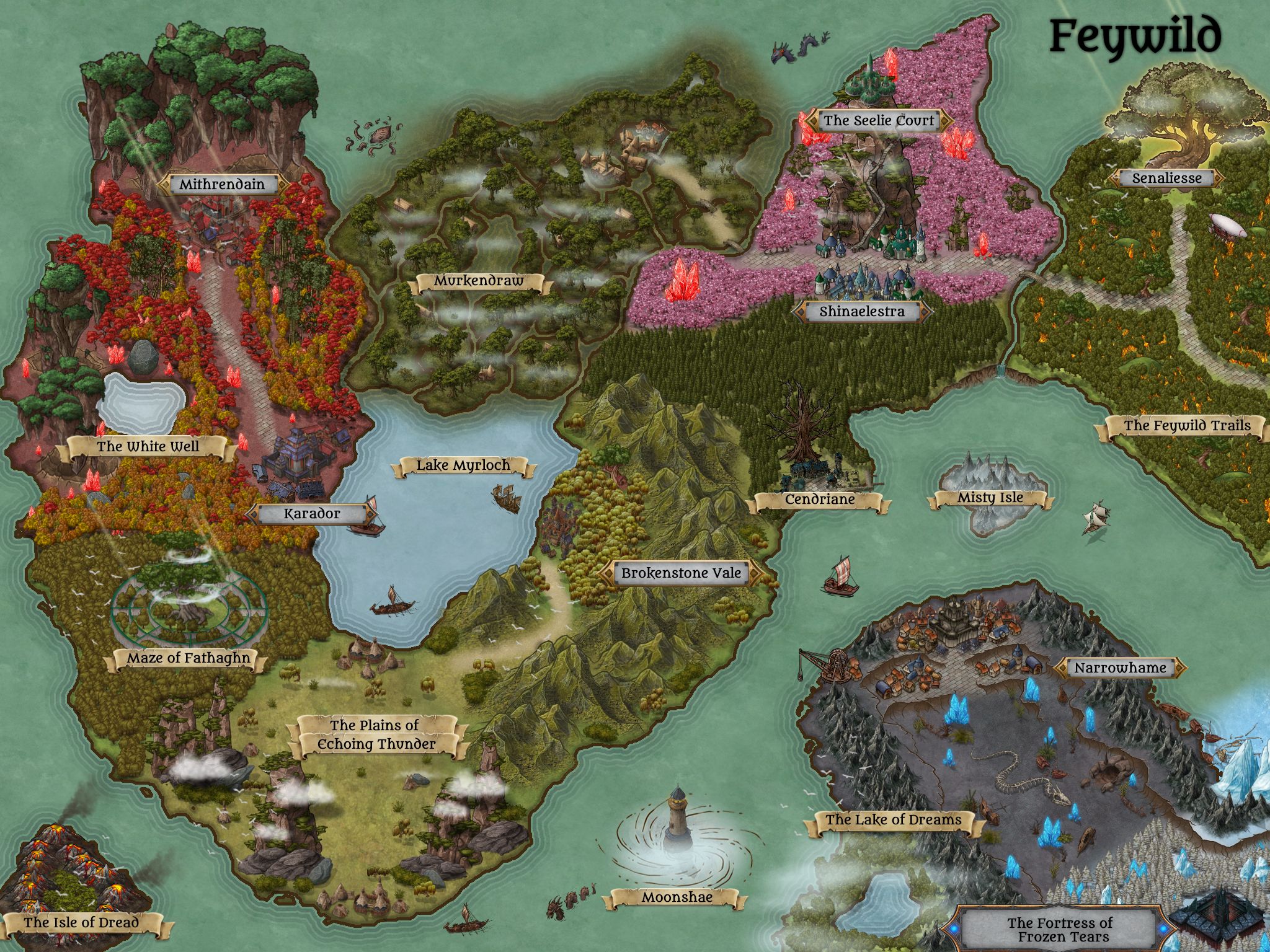 Feywild | Inkarnate - Create Fantasy Maps Online
