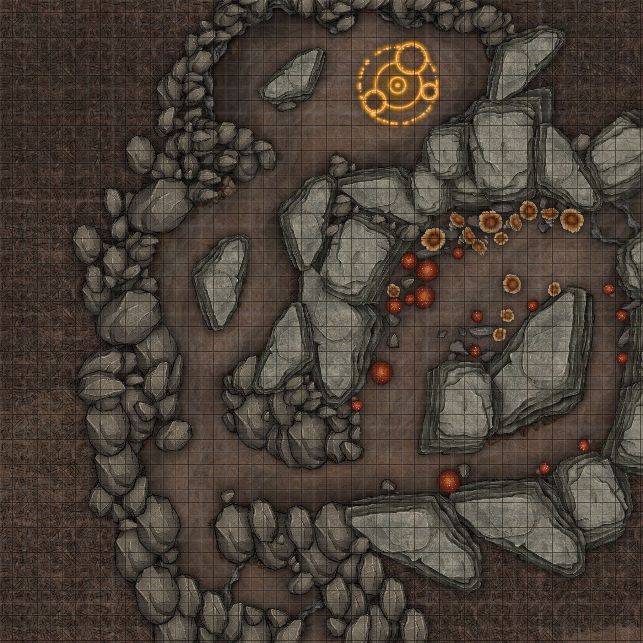 Mind Flayer Caverns 1/9 | Inkarnate - Create Fantasy Maps Online