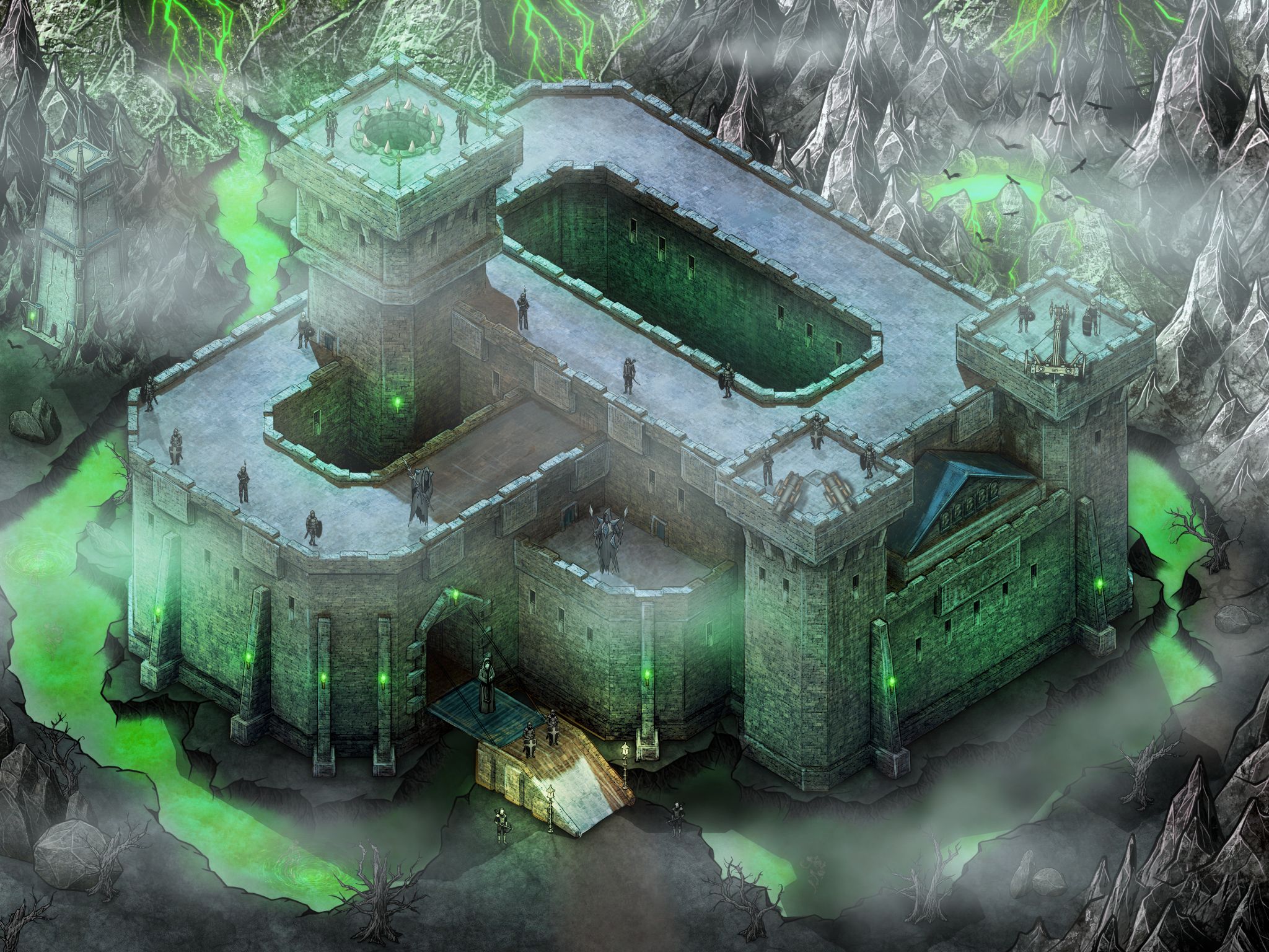 Toxic Valley's Castle | Inkarnate - Create Fantasy Maps Online