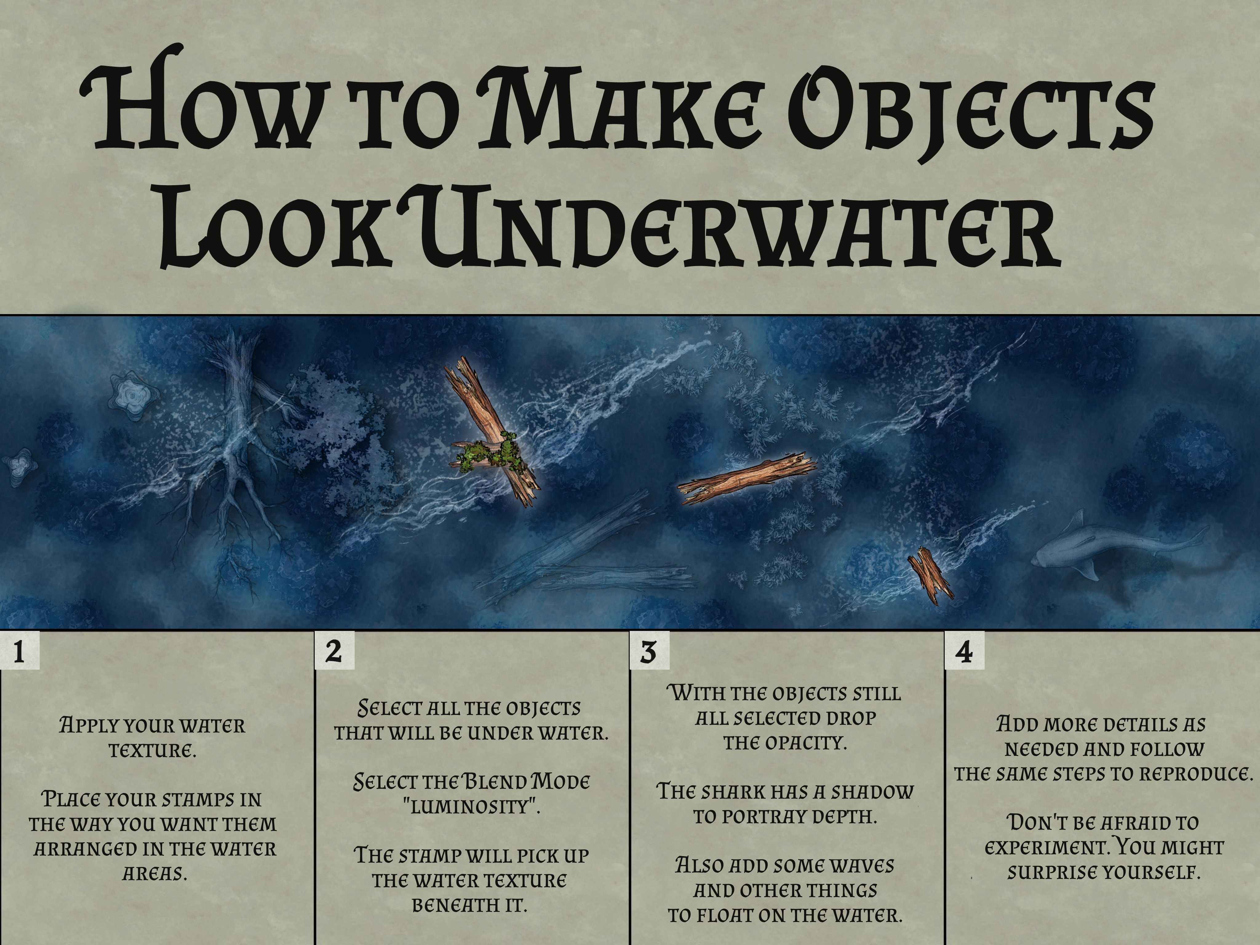 Guide: How to Make Objects Look Underwater | Inkarnate - Create Fantasy ...