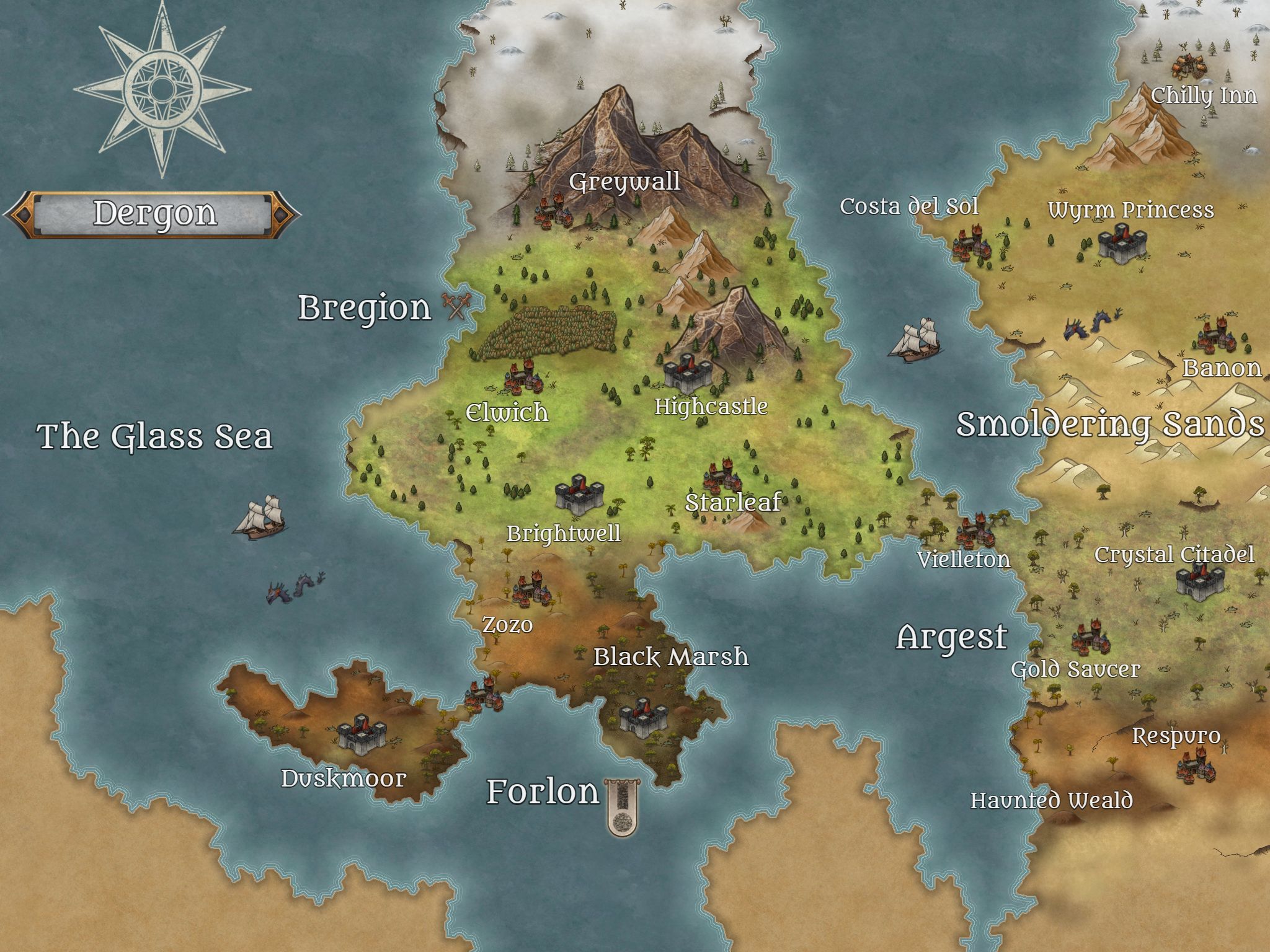 Dergon - Update | Inkarnate - Create Fantasy Maps Online