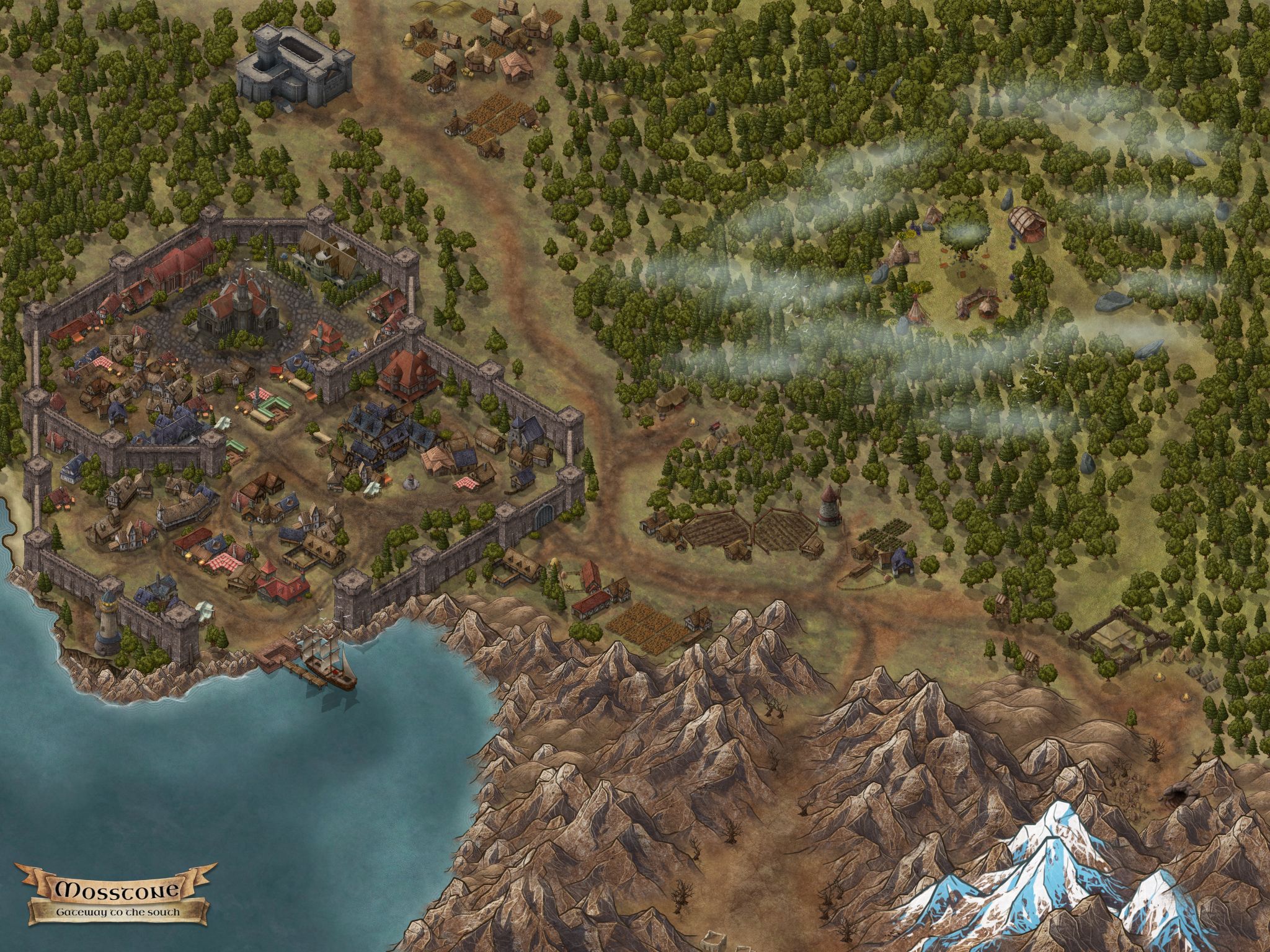 Mosstone | Inkarnate - Create Fantasy Maps Online