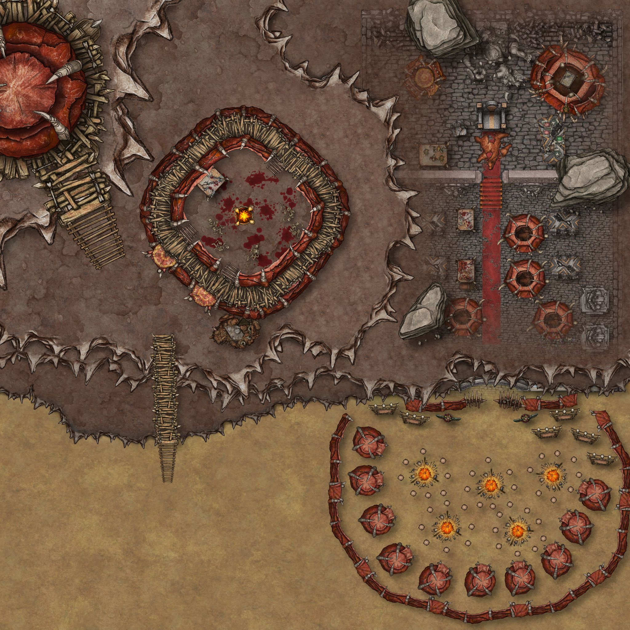 Orc encampment? | Inkarnate - Create Fantasy Maps Online