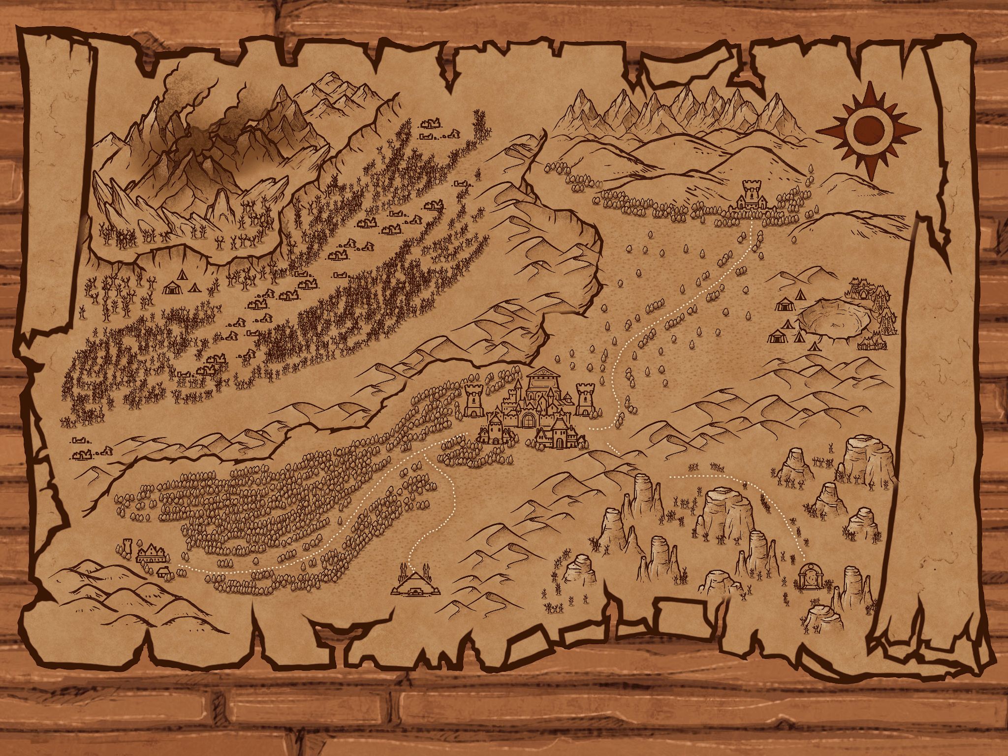 Volcanus Valley | Inkarnate - Create Fantasy Maps Online