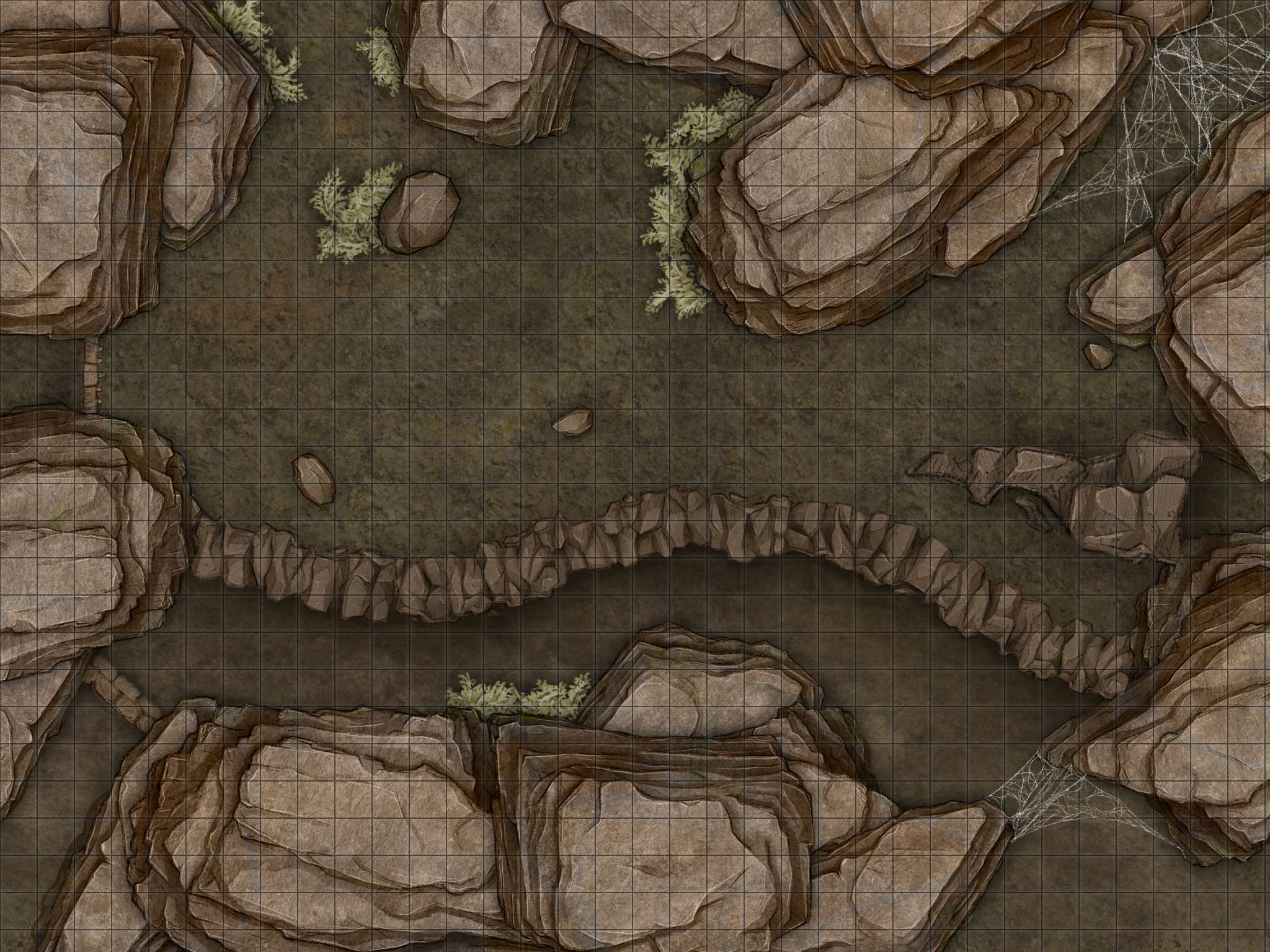 Split-Level Cavern | Inkarnate - Create Fantasy Maps Online