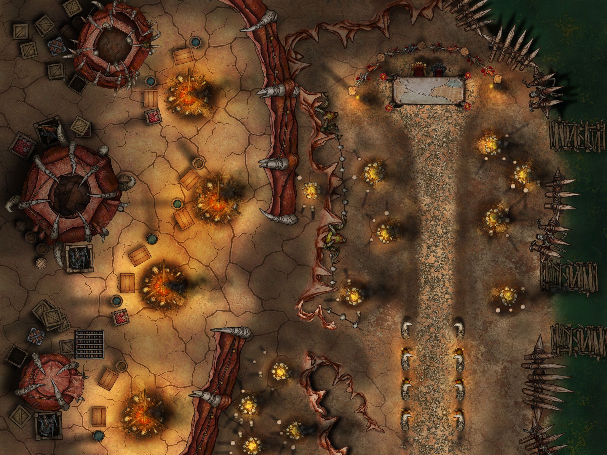 Orc Wedding | Inkarnate - Create Fantasy Maps Online