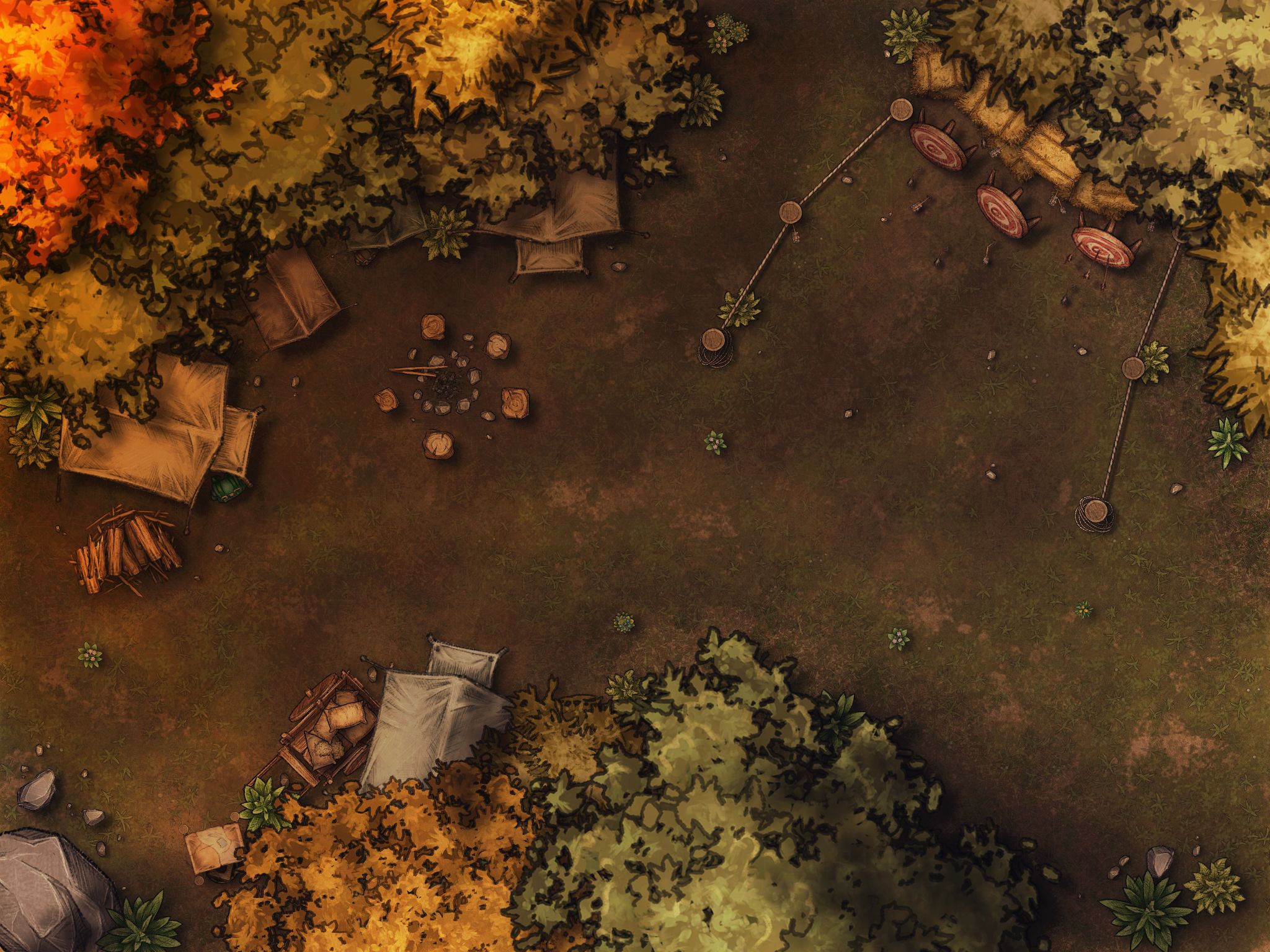 Archery Evening | Inkarnate - Create Fantasy Maps Online