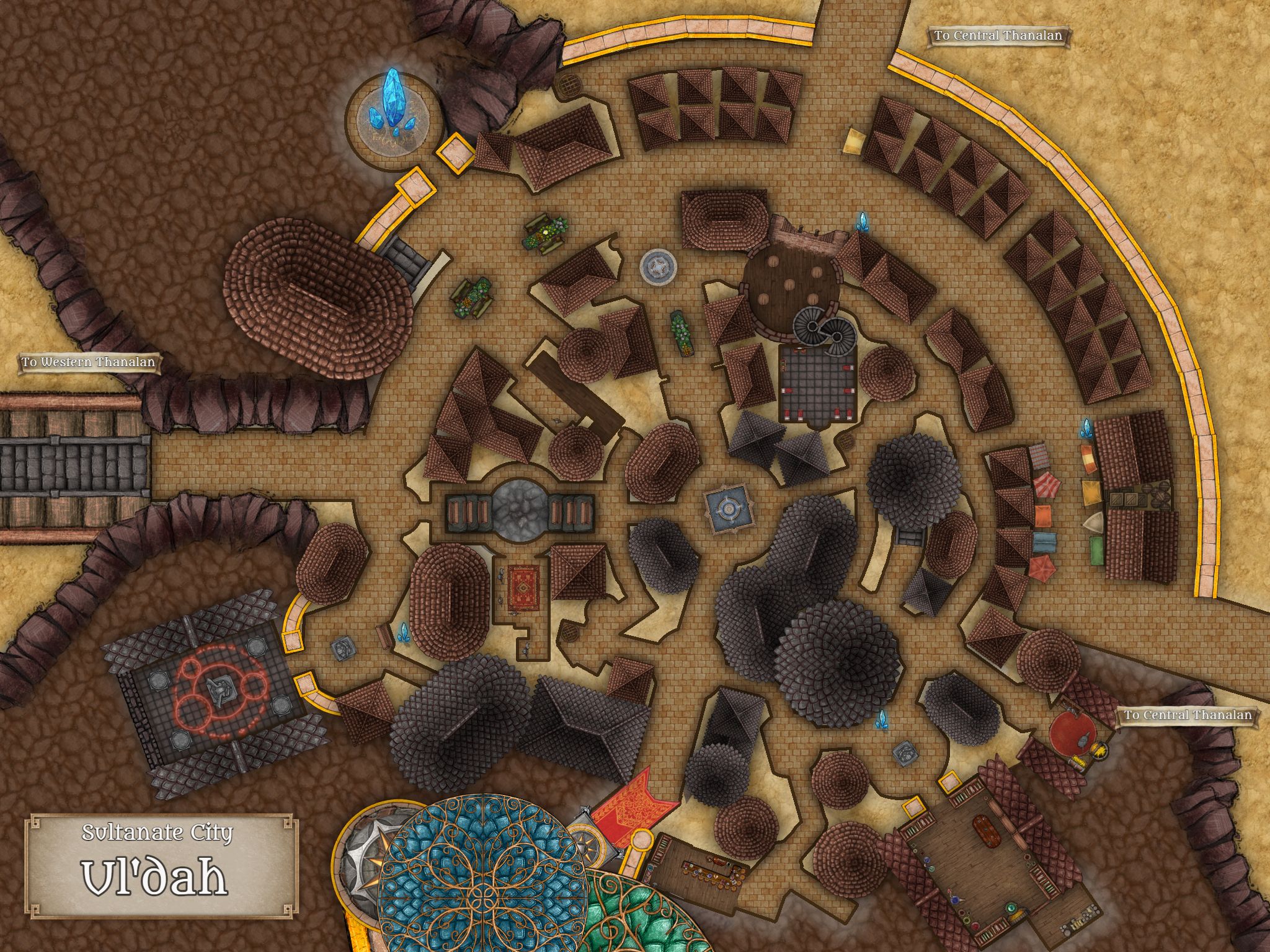 Ul'dah | Inkarnate - Create Fantasy Maps Online