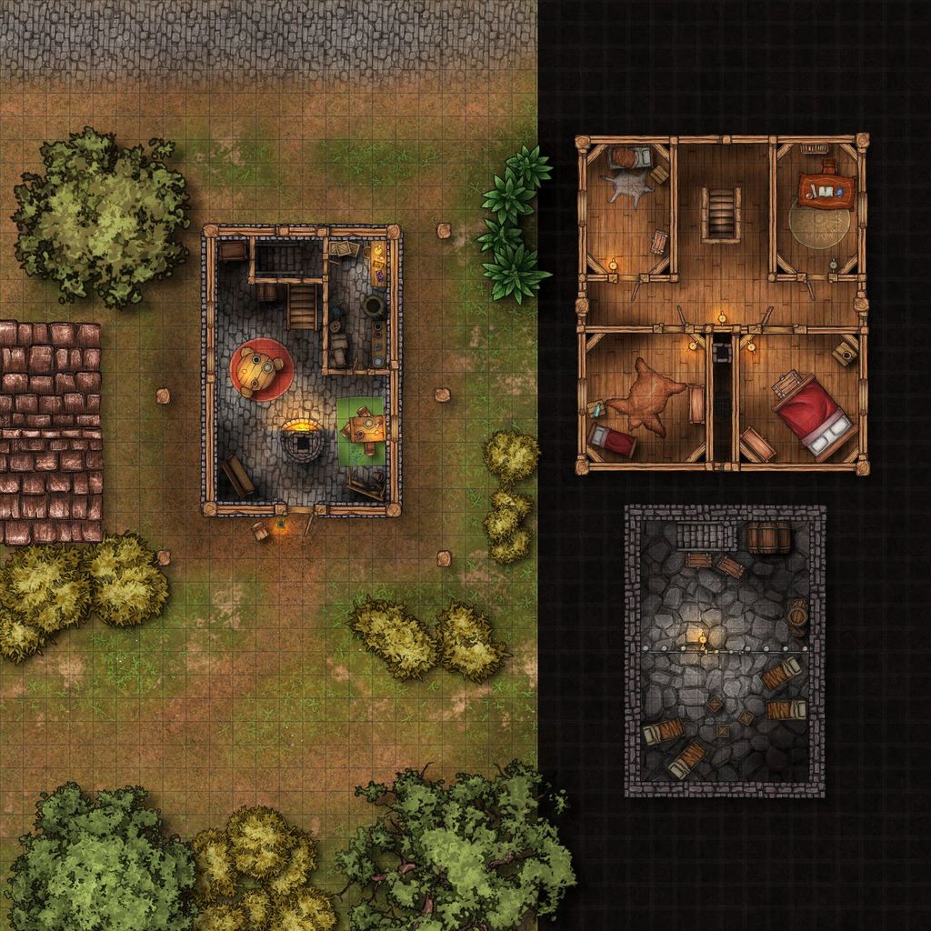 Bandit Leader's Cave | Inkarnate - Create Fantasy Maps Online