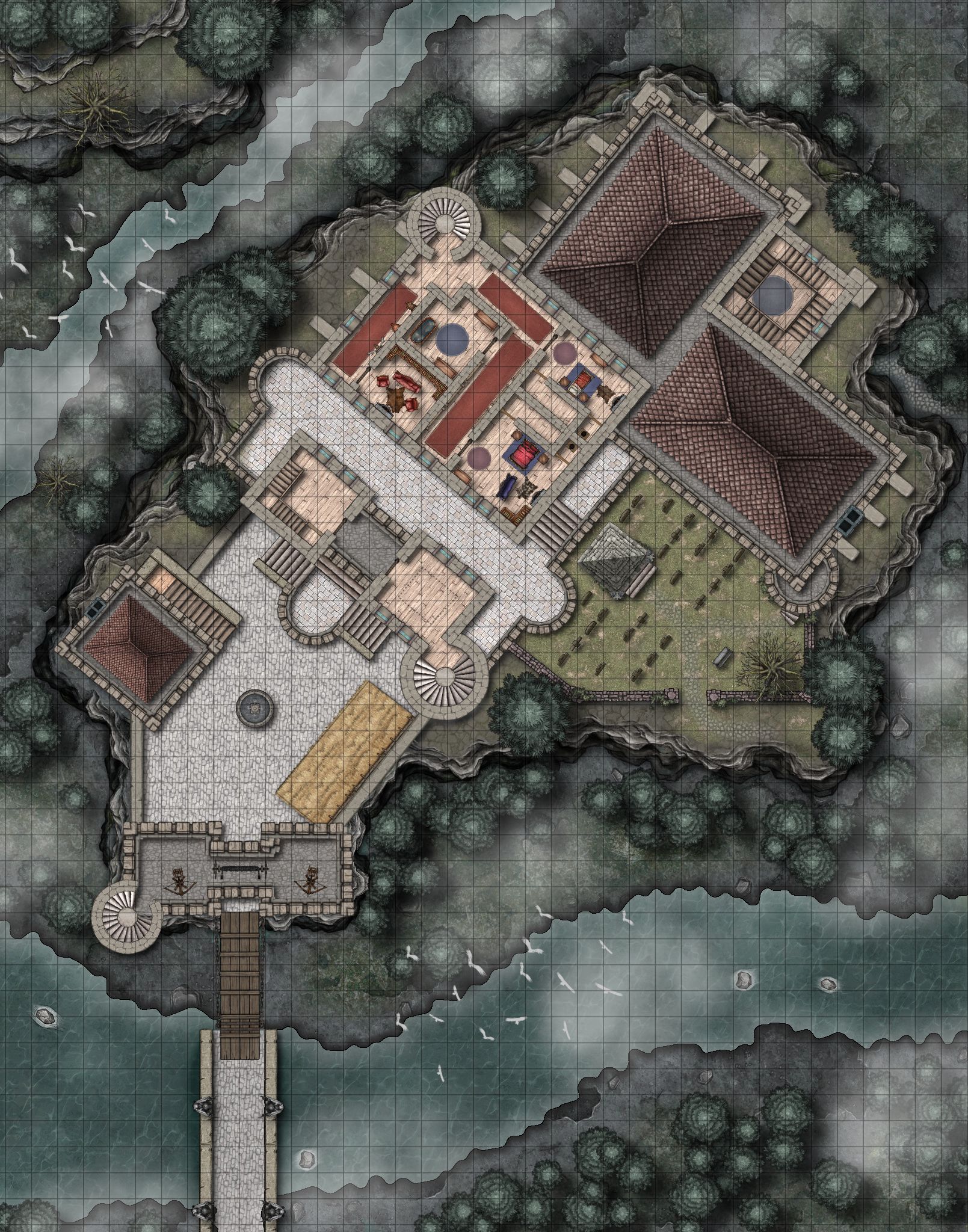 Vampire Count's Castle 3 | Inkarnate - Create Fantasy Maps Online