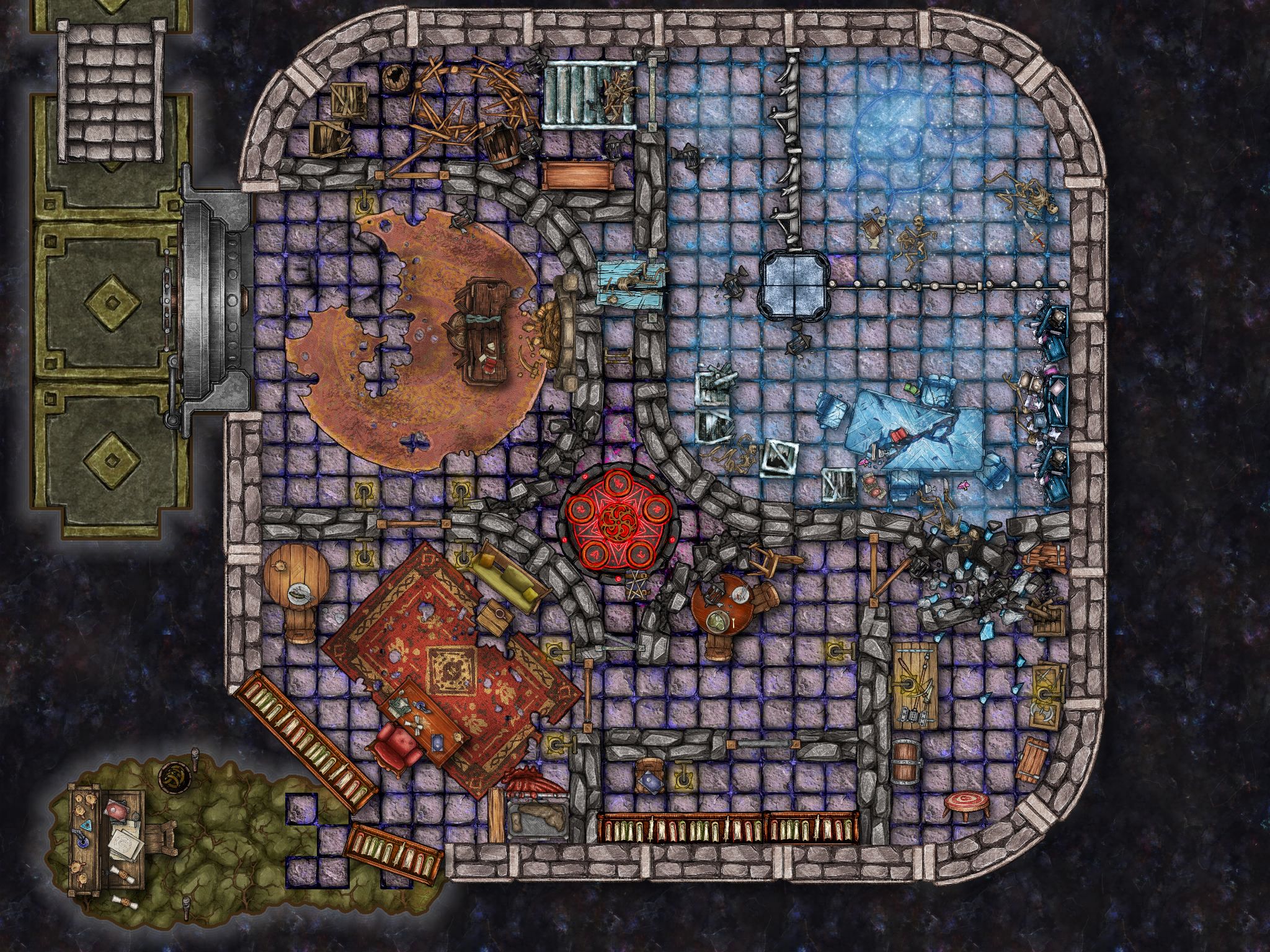 Abandoned Lab | Inkarnate - Create Fantasy Maps Online