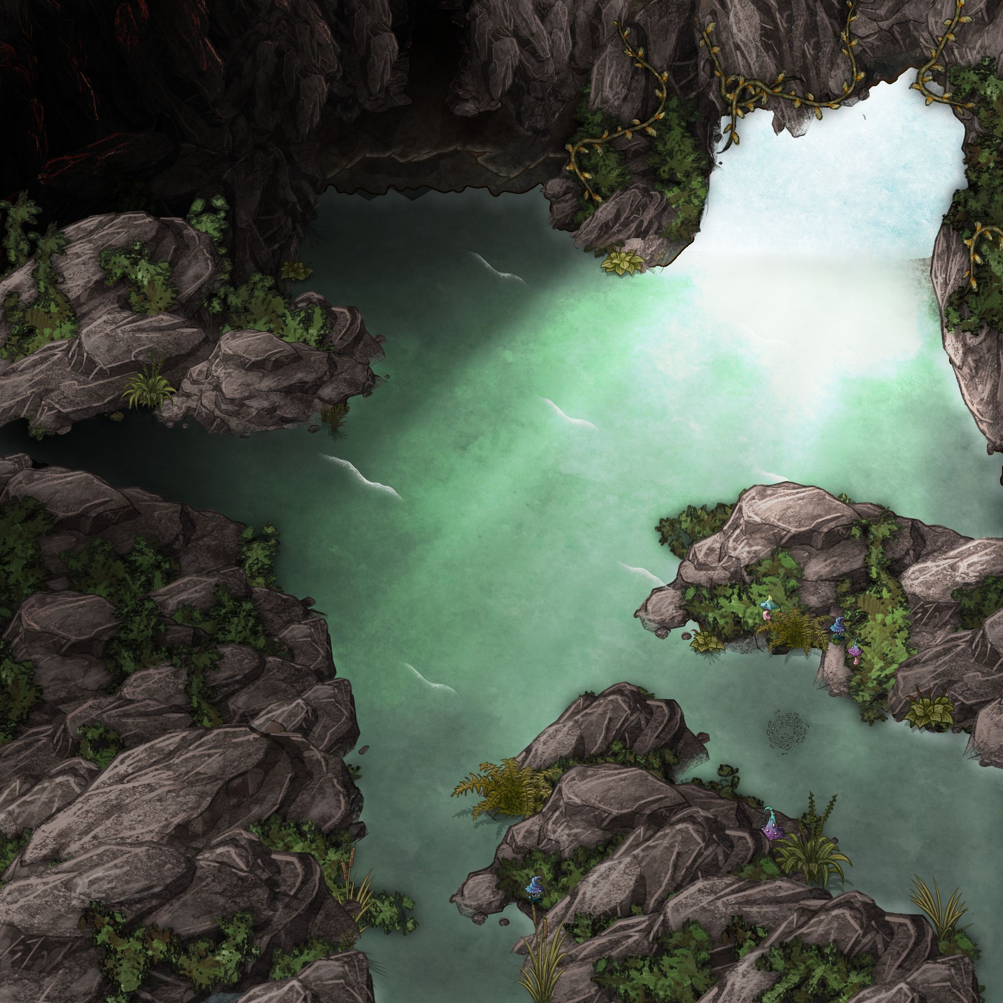Rahdjirs Grotto | Inkarnate - Create Fantasy Maps Online
