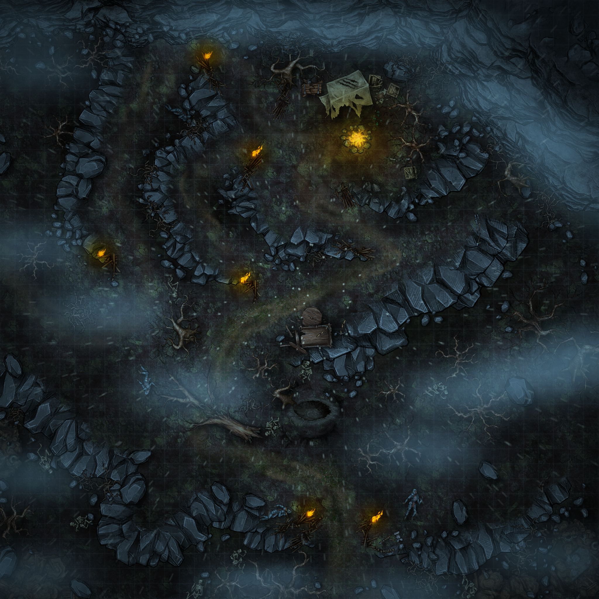 Hill - last stand - battlefield | Inkarnate - Create Fantasy Maps Online