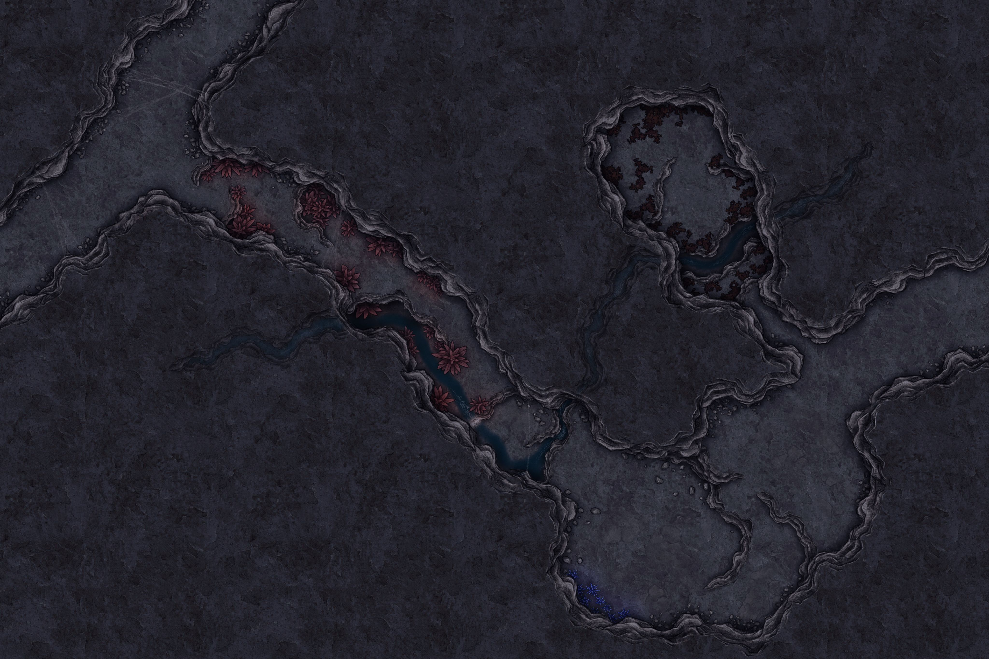 [30x20] Underdark random encounter | Inkarnate - Create Fantasy Maps Online