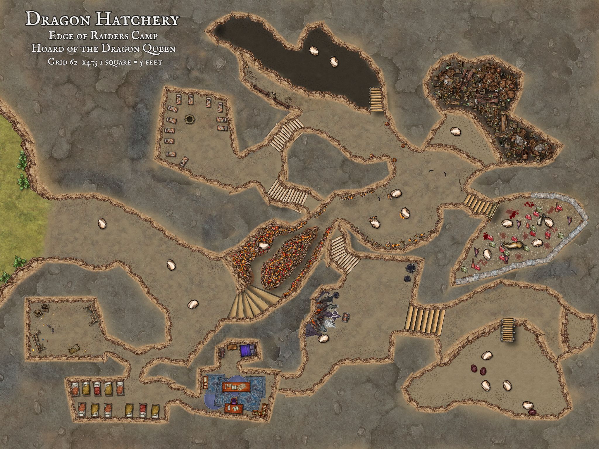 Dragon Hatchery, 62 x 47 | Inkarnate - Create Fantasy Maps Online