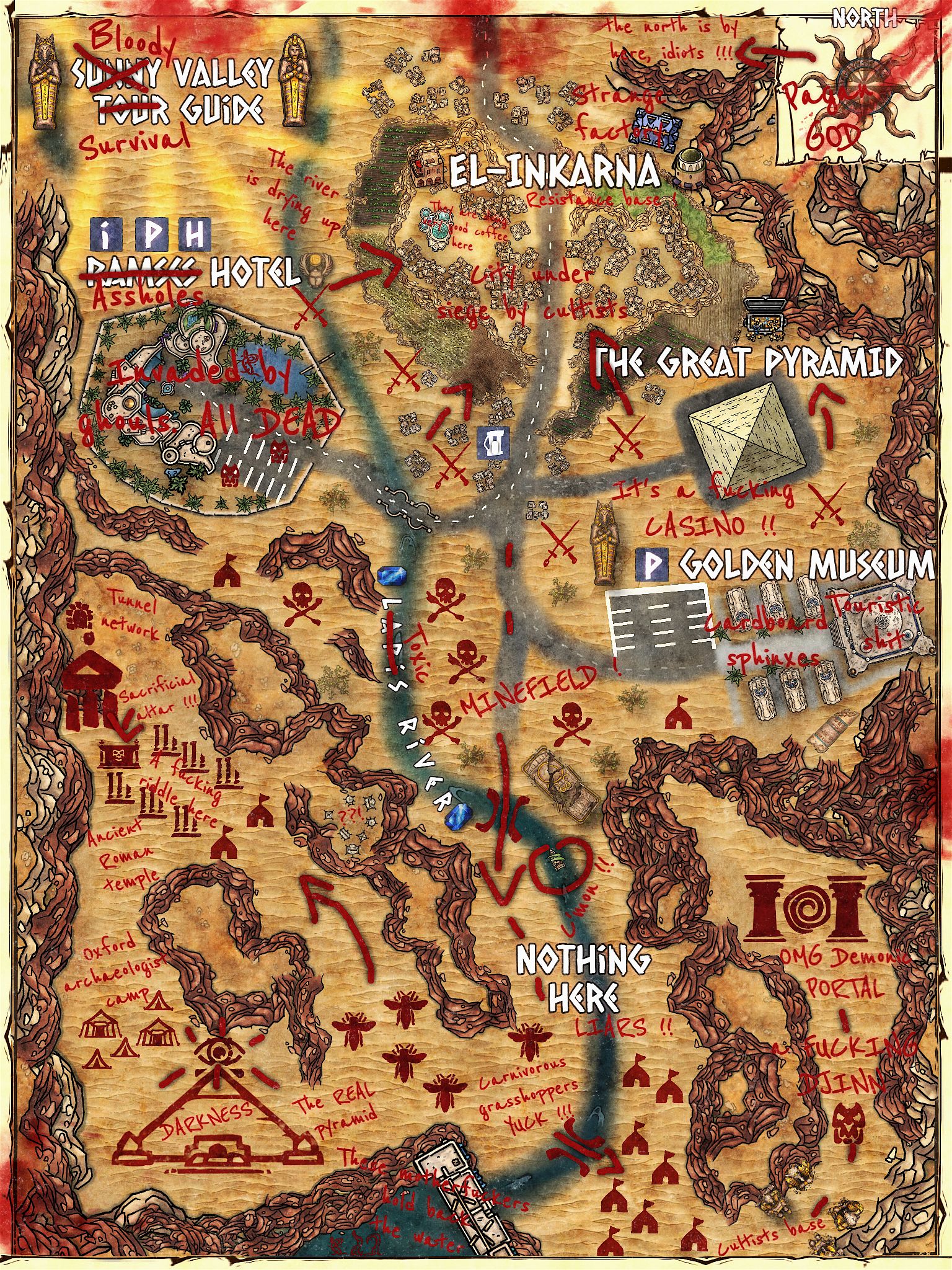 Touristic map (gone wrong) | Inkarnate - Create Fantasy Maps Online