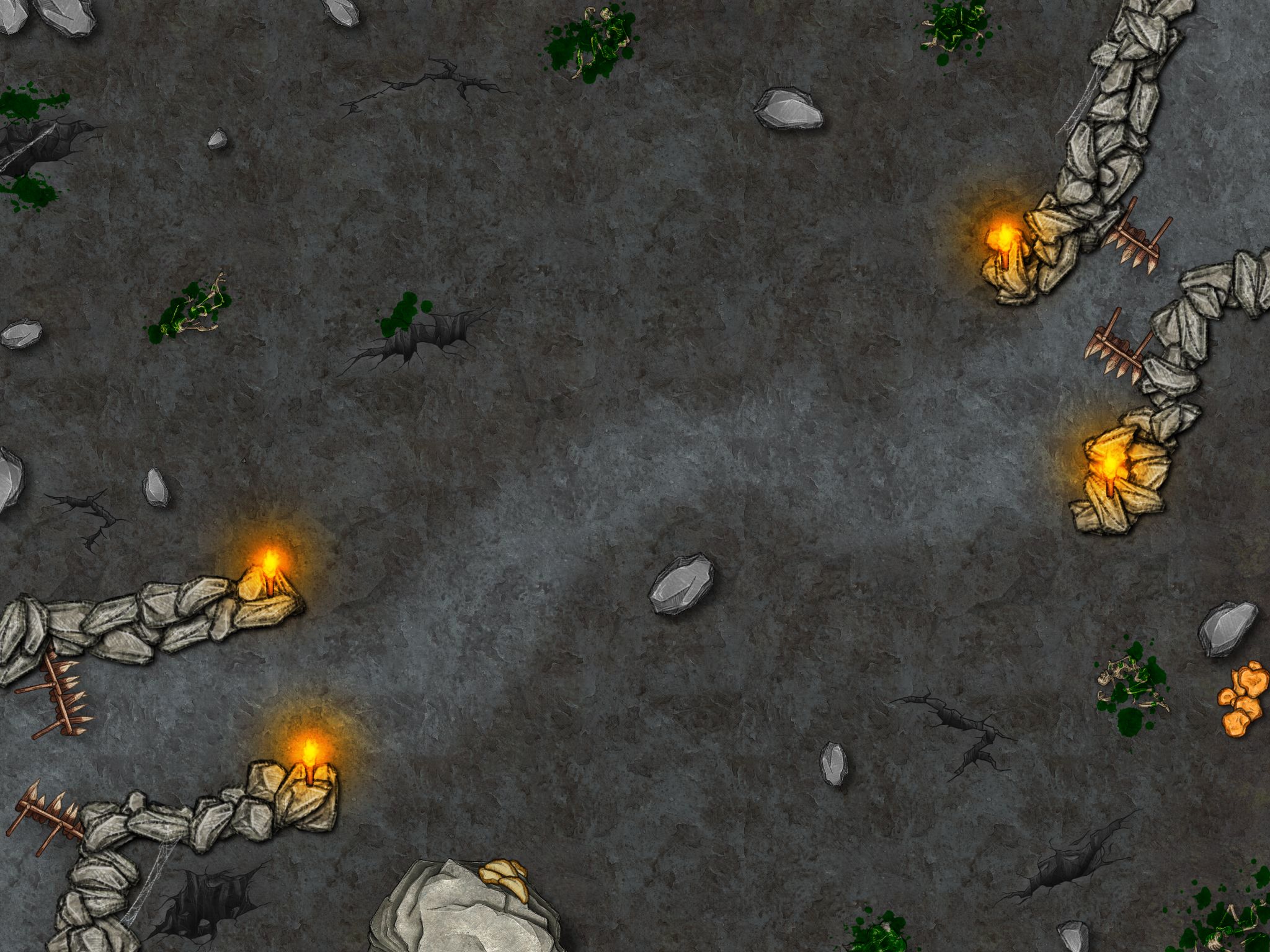 Underground Ankheg Fight | Inkarnate - Create Fantasy Maps Online