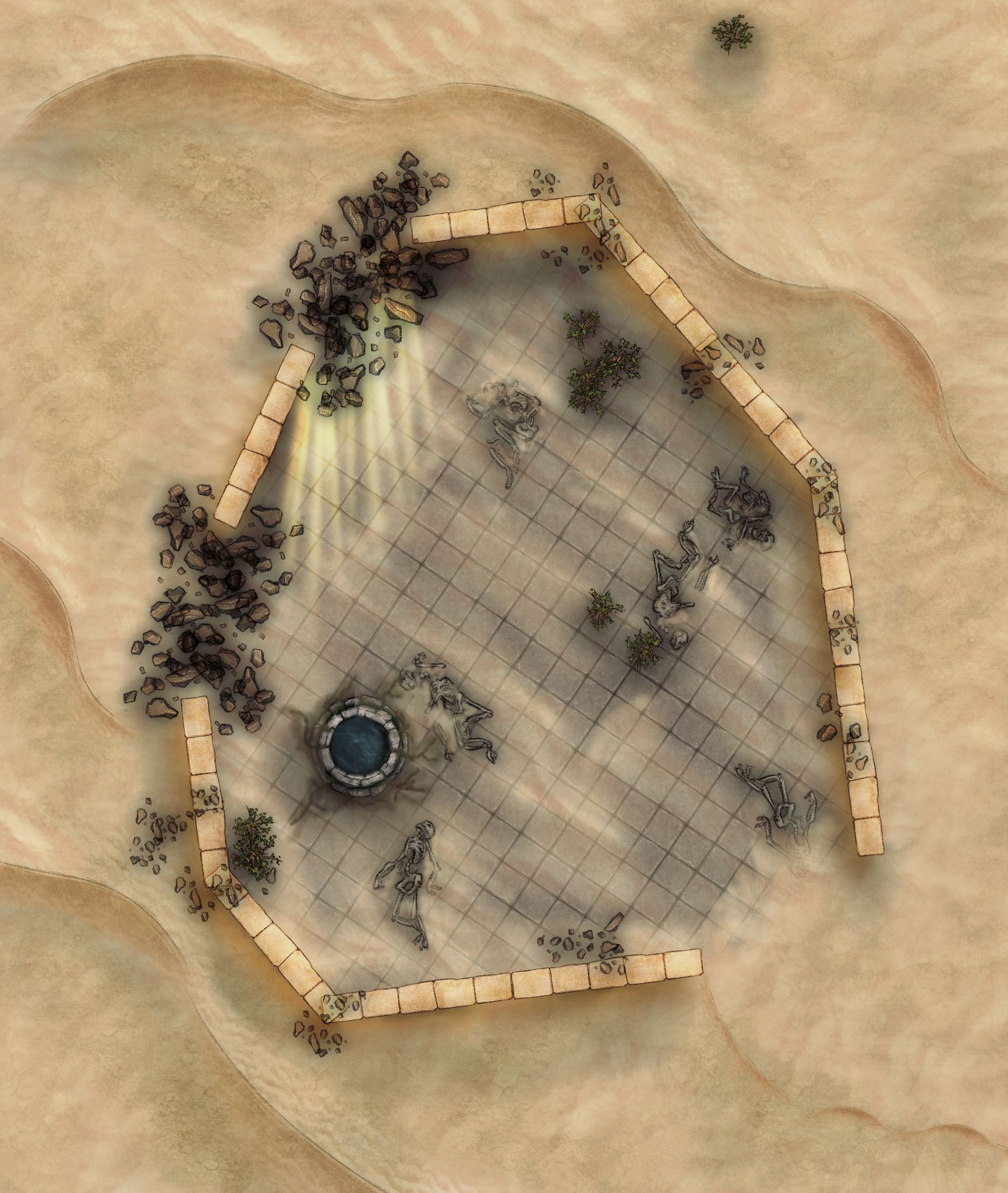 Desert Encounter | Inkarnate - Create Fantasy Maps Online