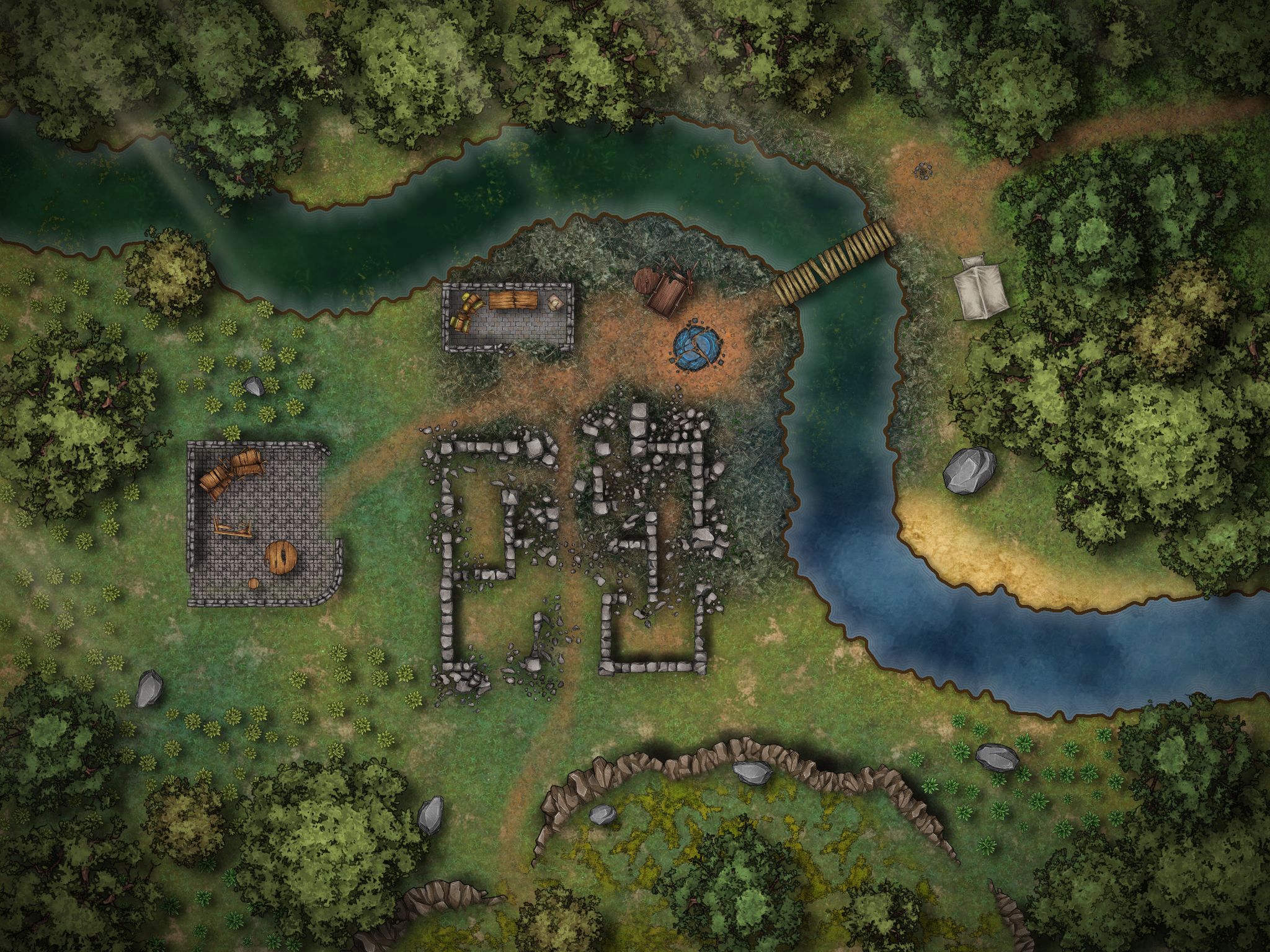 River corruption | Inkarnate - Create Fantasy Maps Online