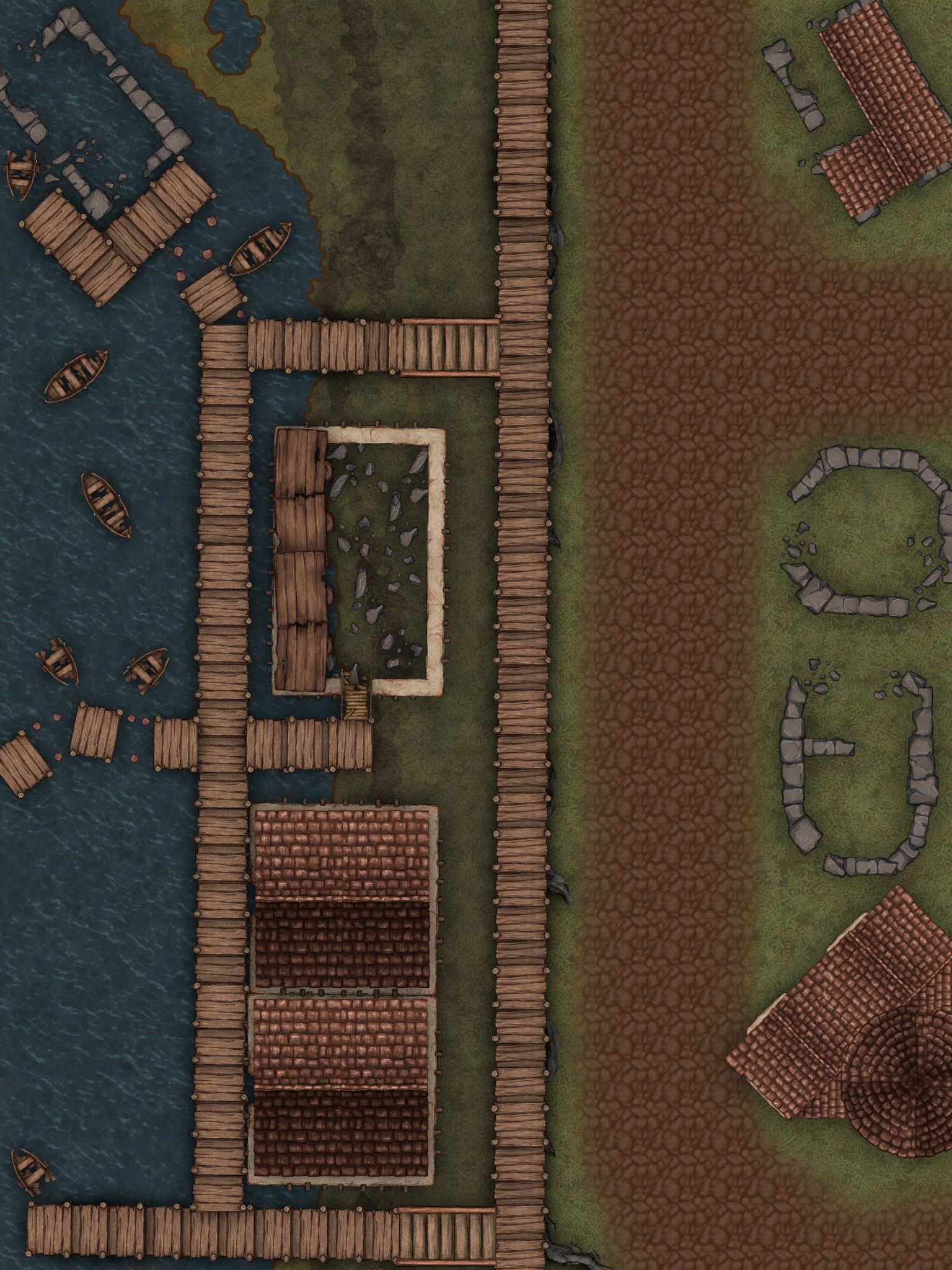 Normal day in Leilon - Something Fishy in Town | Inkarnate - Create ...