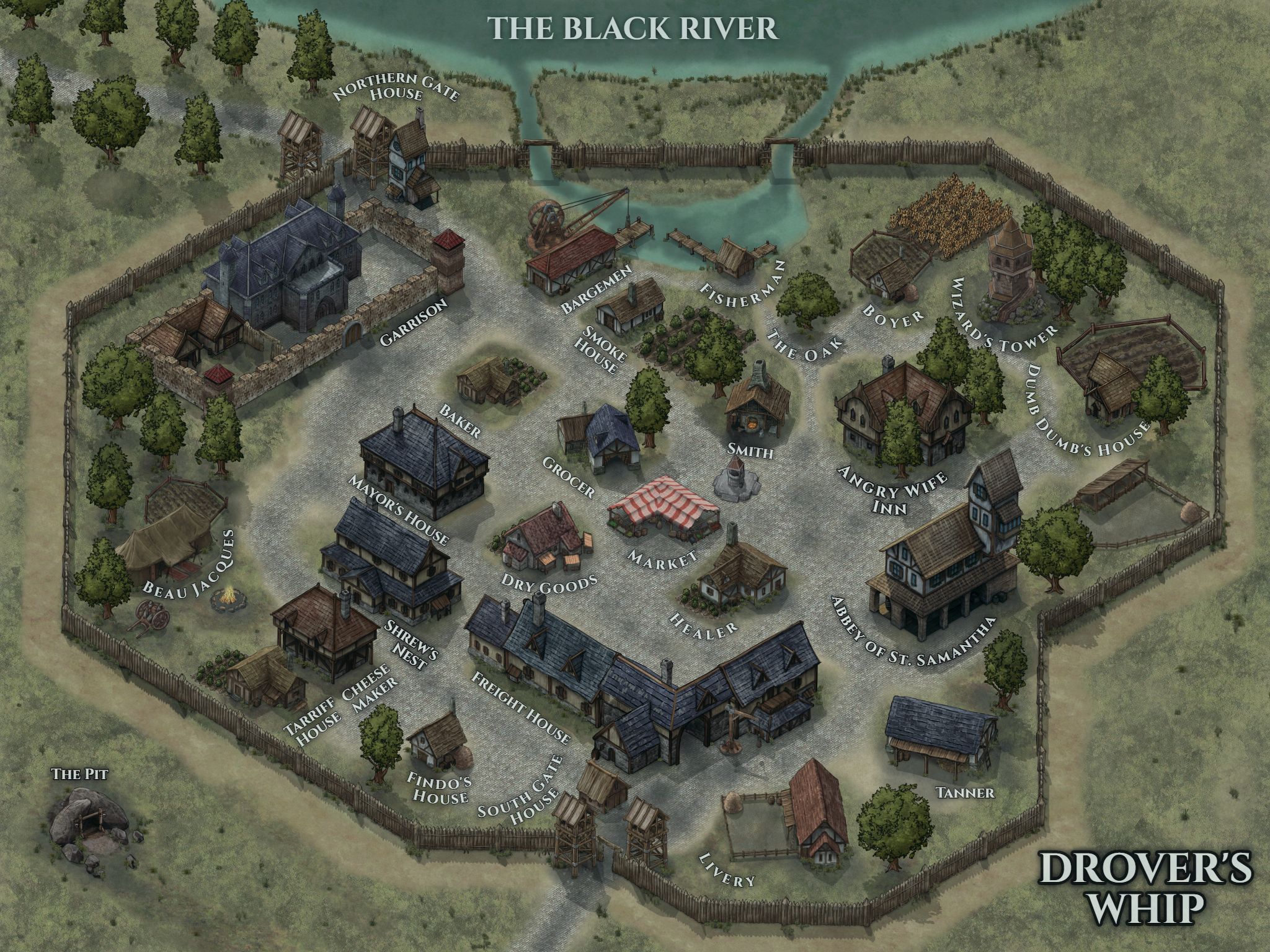 Drover's Whip | Inkarnate - Create Fantasy Maps Online