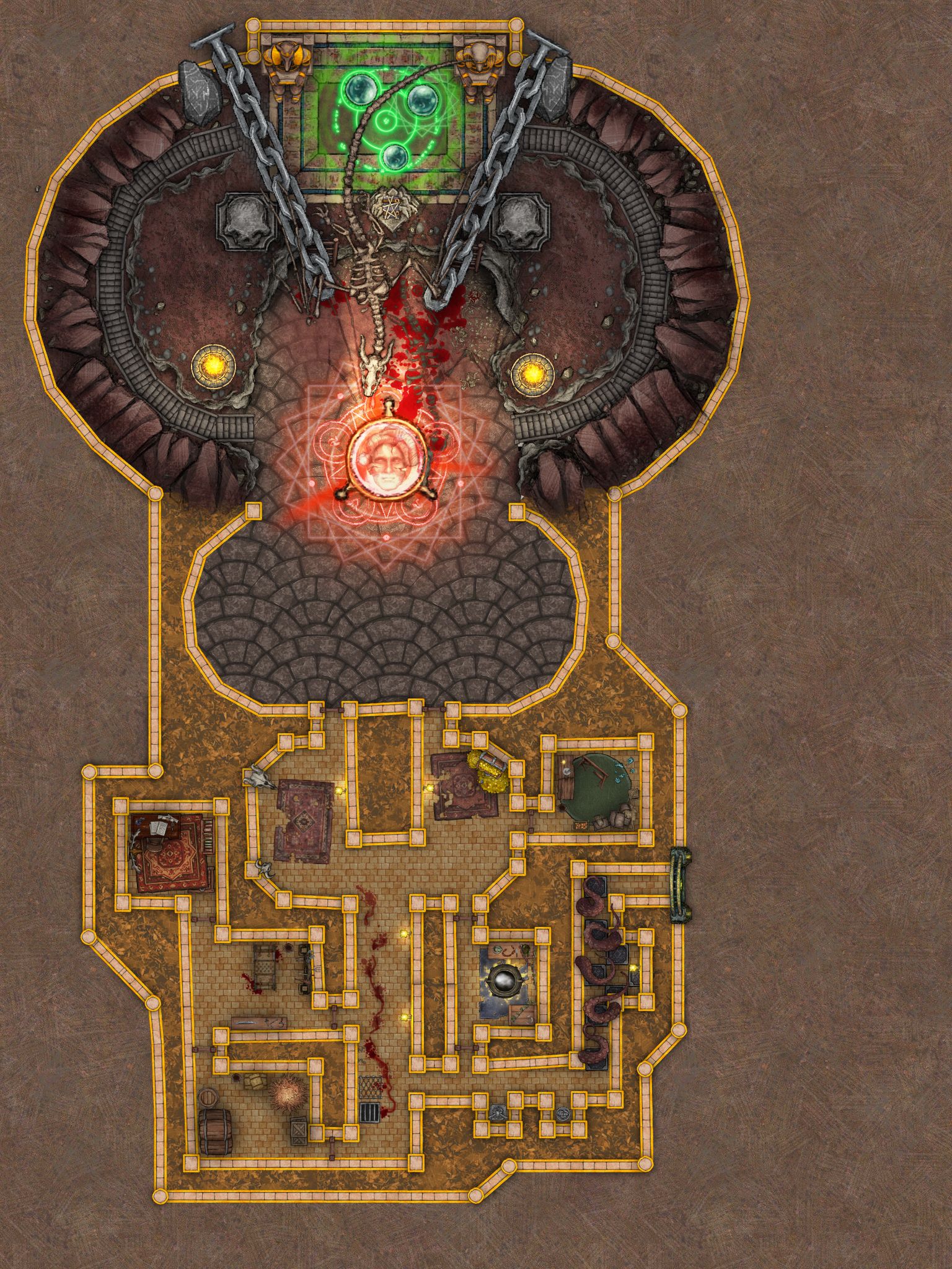 Kalamona Boss Fight | Inkarnate - Create Fantasy Maps Online