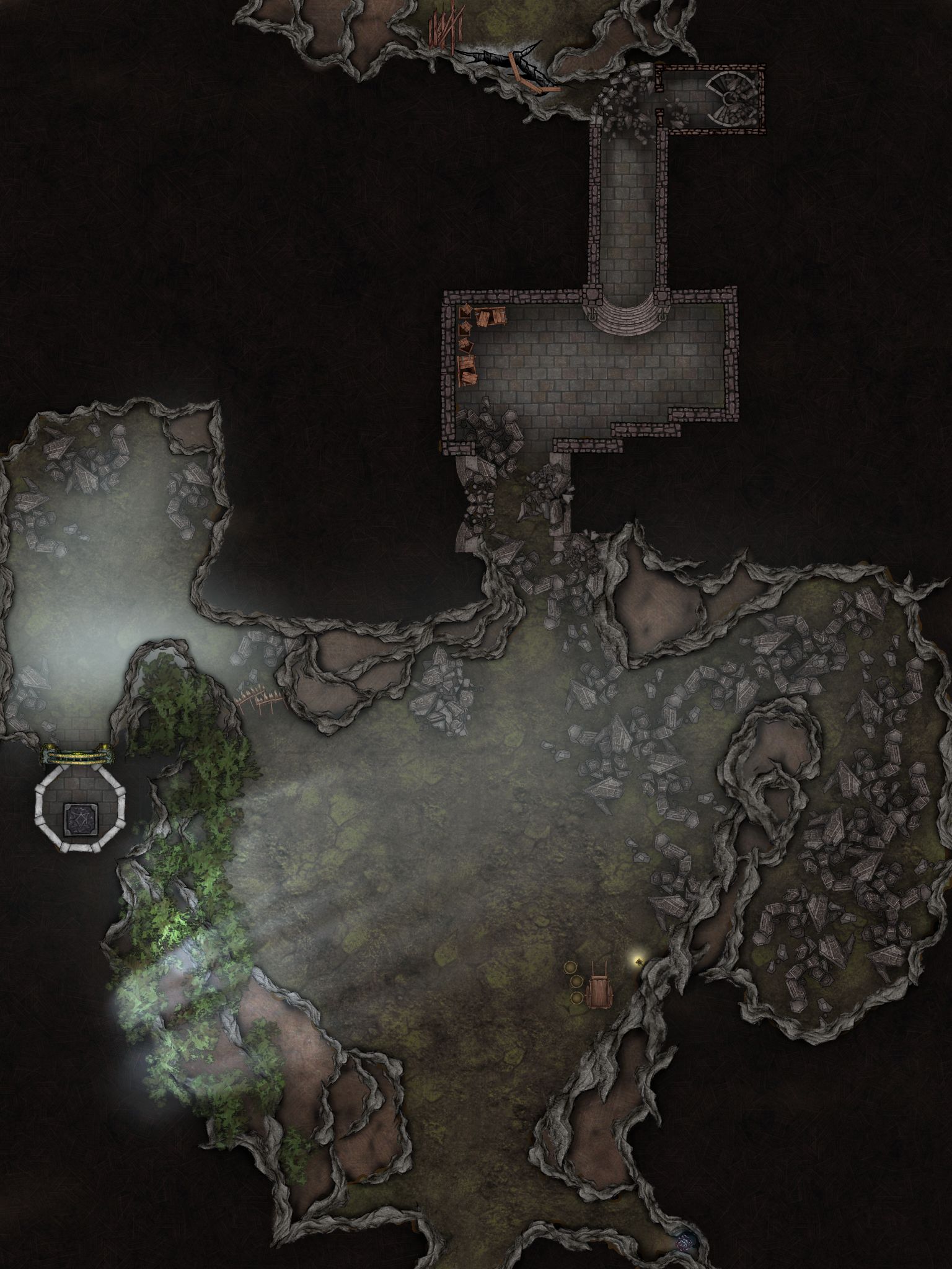 Rabenmine - Ebene 1 | Inkarnate - Create Fantasy Maps Online