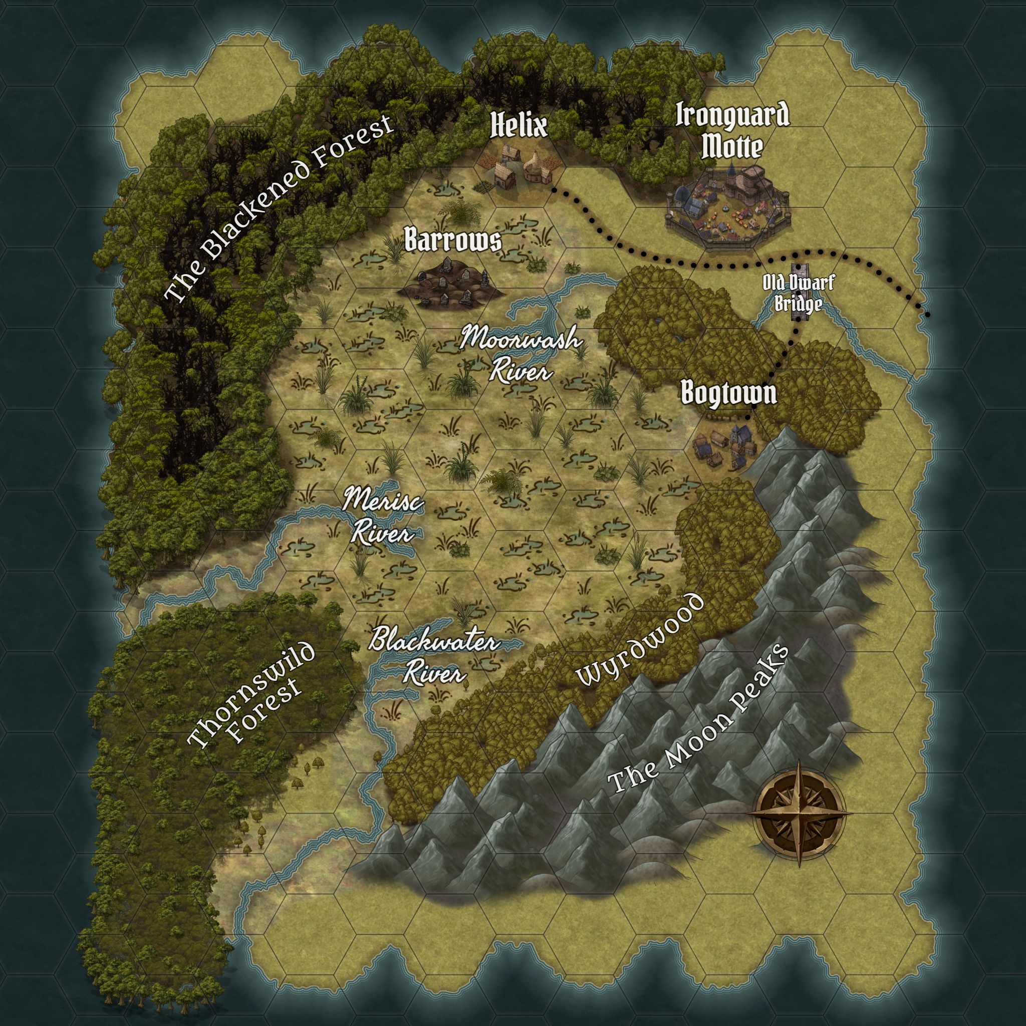 Duchy of Aerik | Inkarnate - Create Fantasy Maps Online