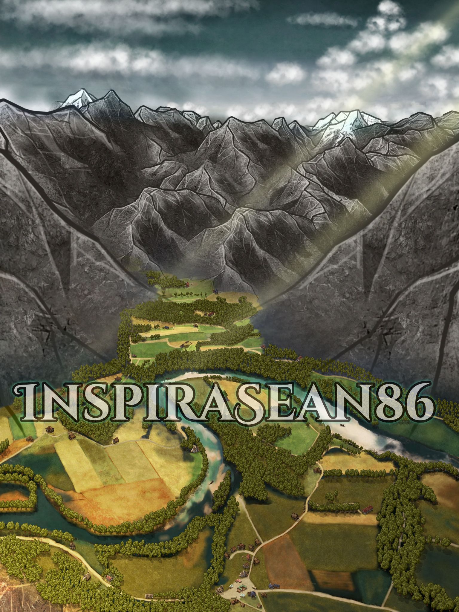 A small farming hamlet nestled amongst giants | Inkarnate - Create ...