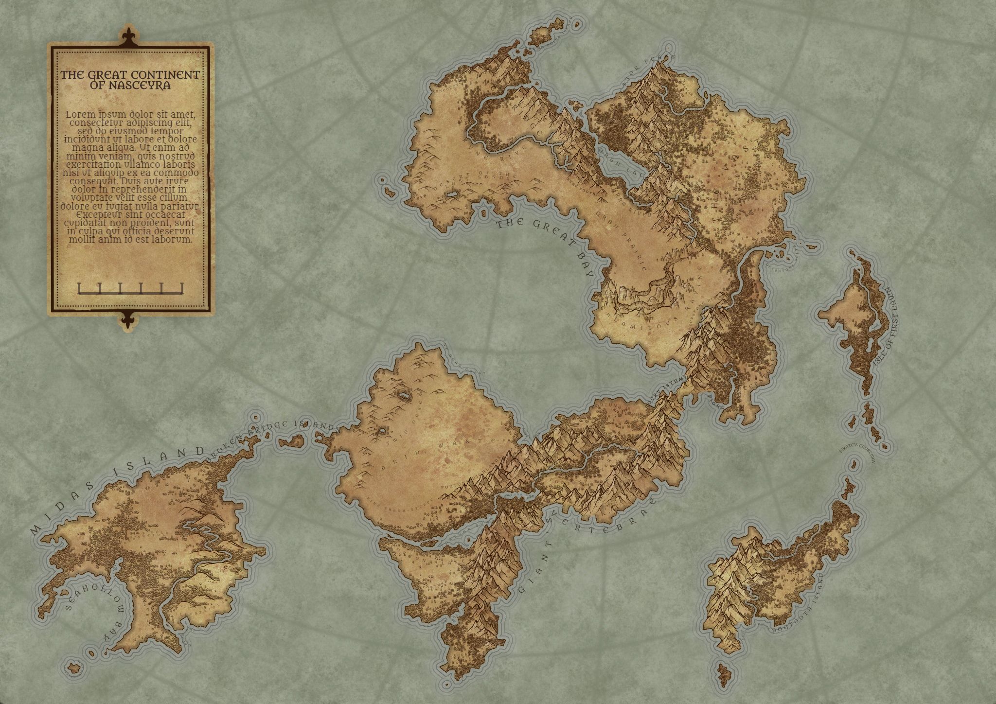 Sandbox Continent | Inkarnate - Create Fantasy Maps Online