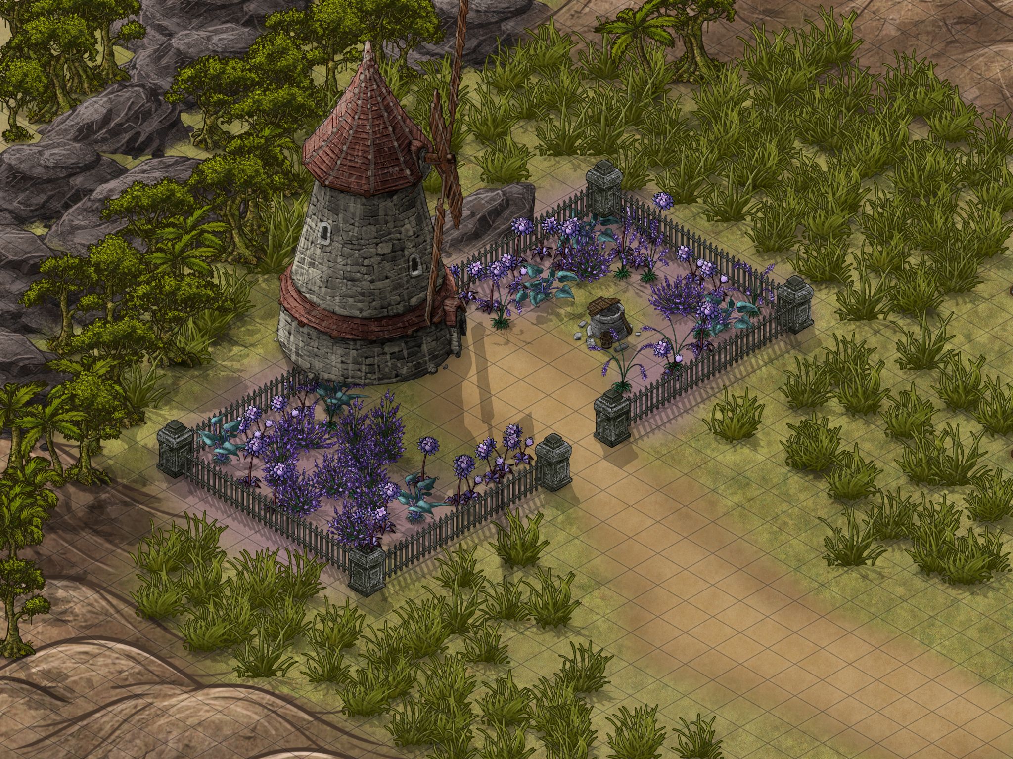 Apothecary's Windmill | Inkarnate - Create Fantasy Maps Online