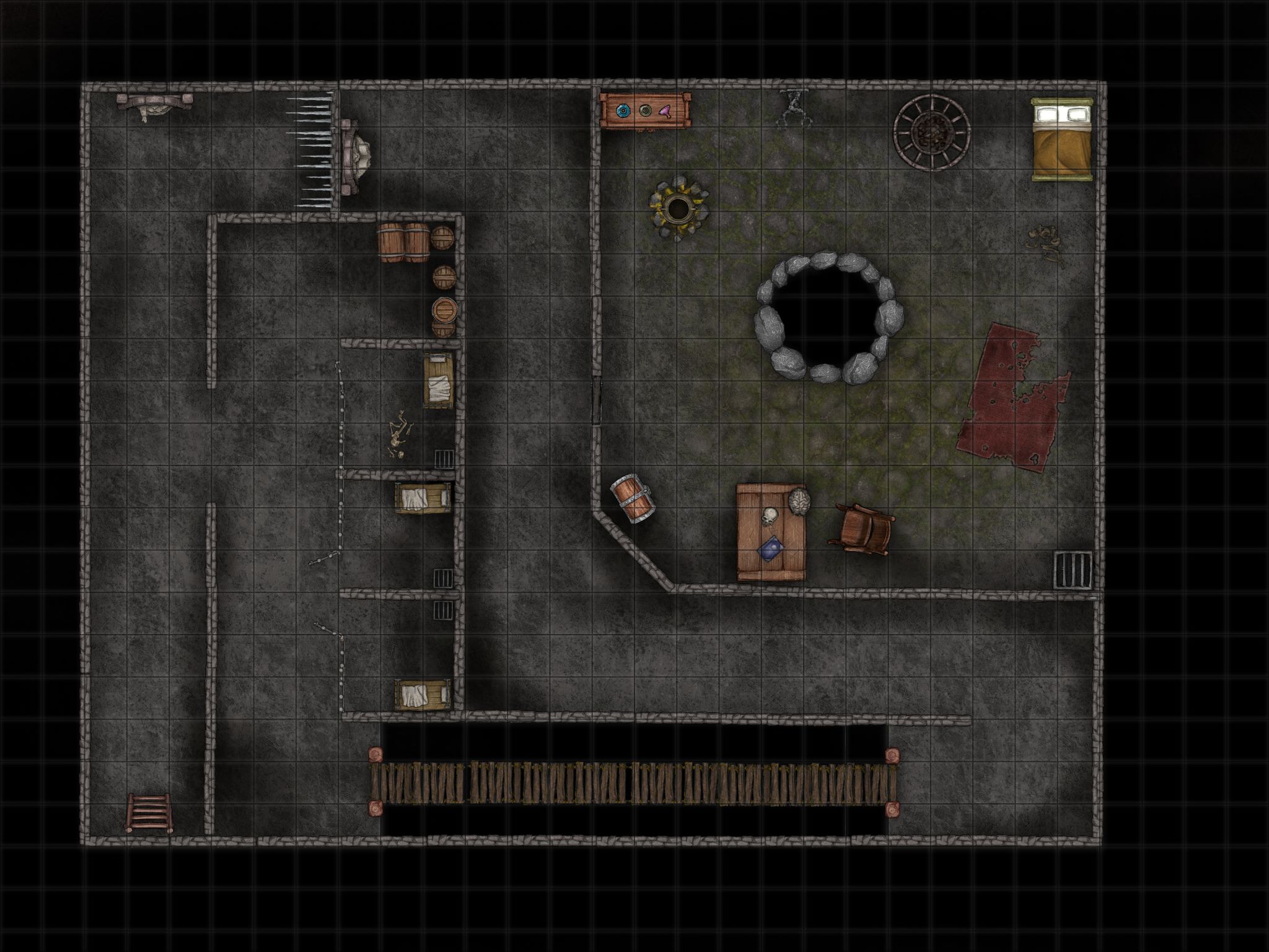 Misthallow Castle Basement | Inkarnate - Create Fantasy Maps Online