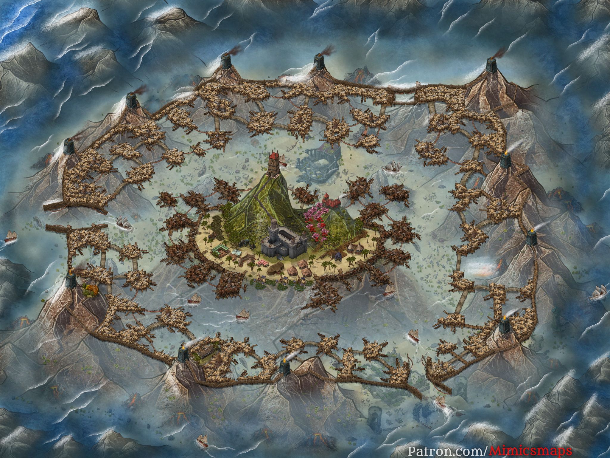 Water world 2.0 | Inkarnate - Create Fantasy Maps Online