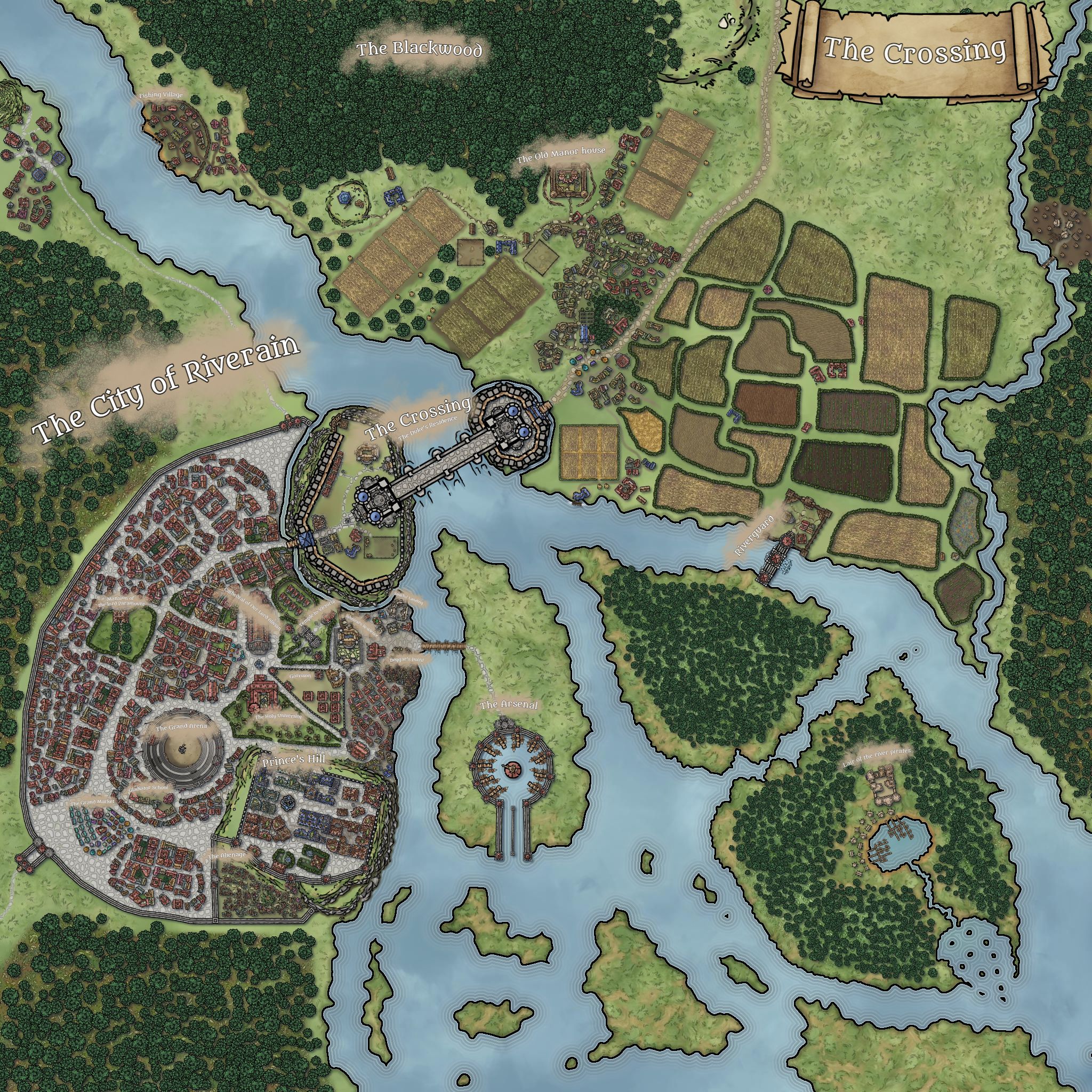 The Crossing | Inkarnate - Create Fantasy Maps Online
