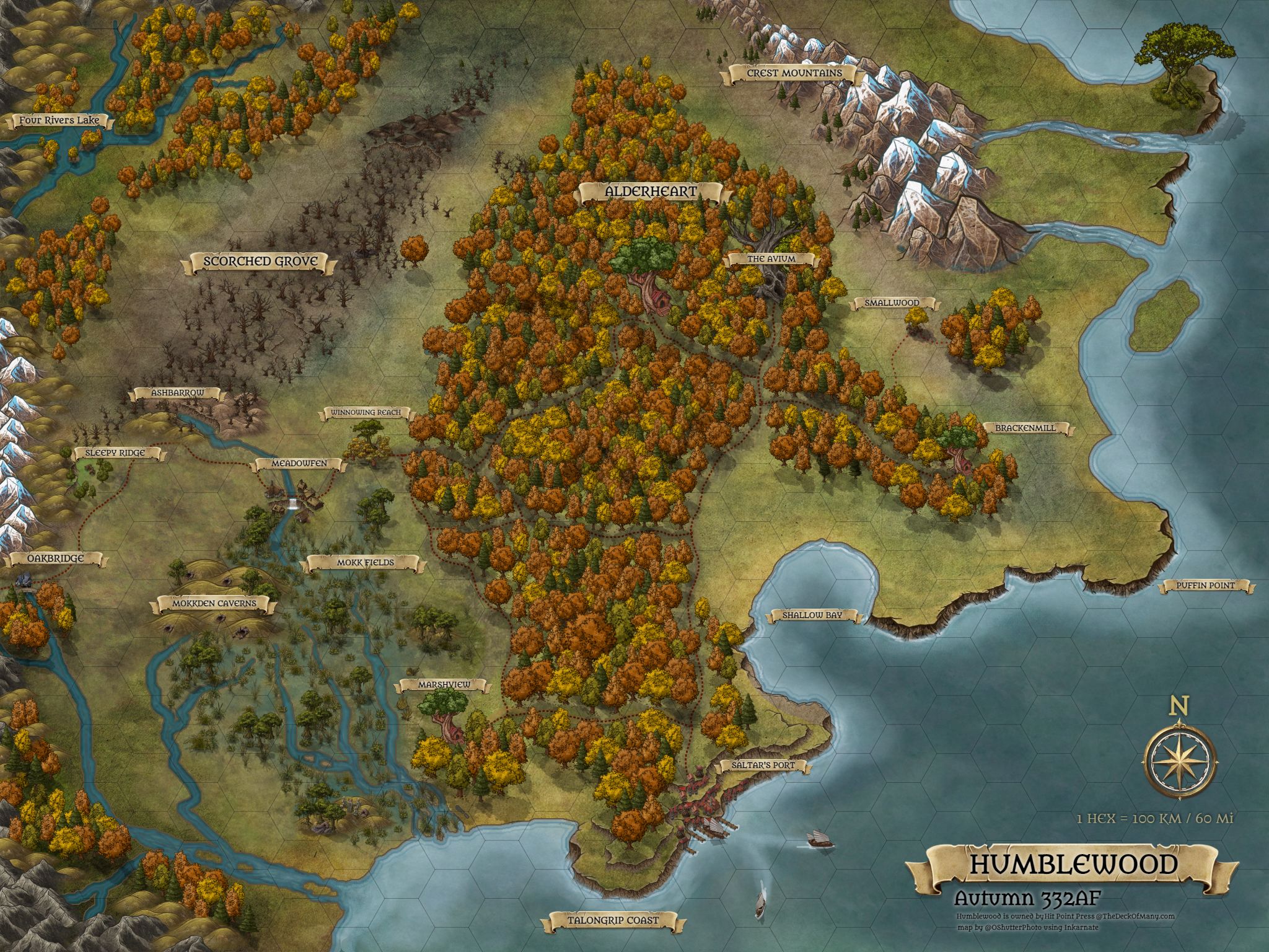 humblewood winter 332-333 | Inkarnate - Create Fantasy Maps Online
