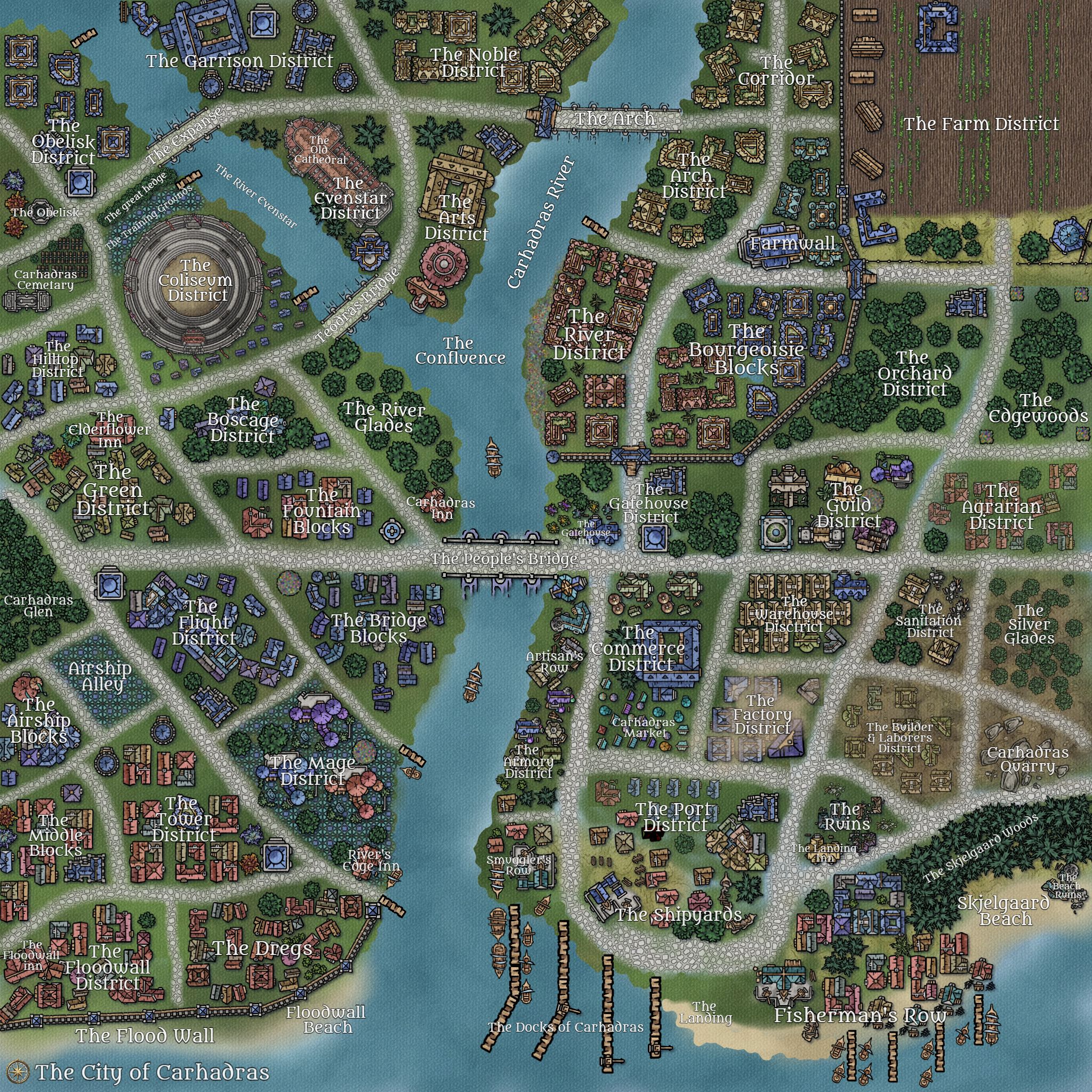 Carhadras | Inkarnate - Create Fantasy Maps Online