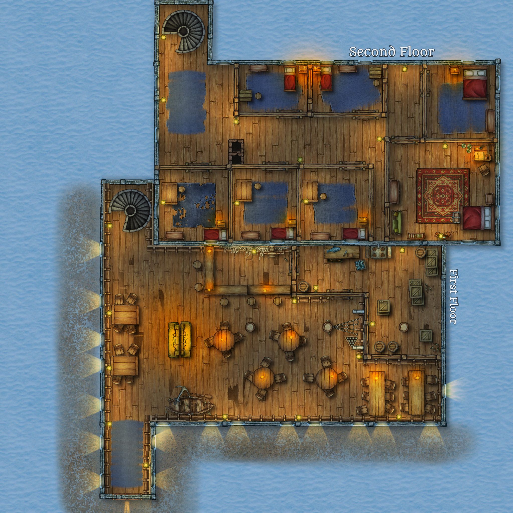 The Luskan Arms | Inkarnate - Create Fantasy Maps Online