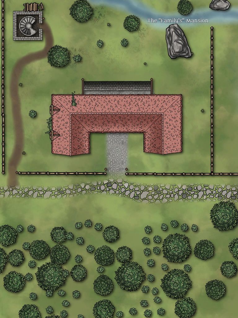 The "Family's" Mansion 1/2 | Inkarnate - Create Fantasy Maps Online