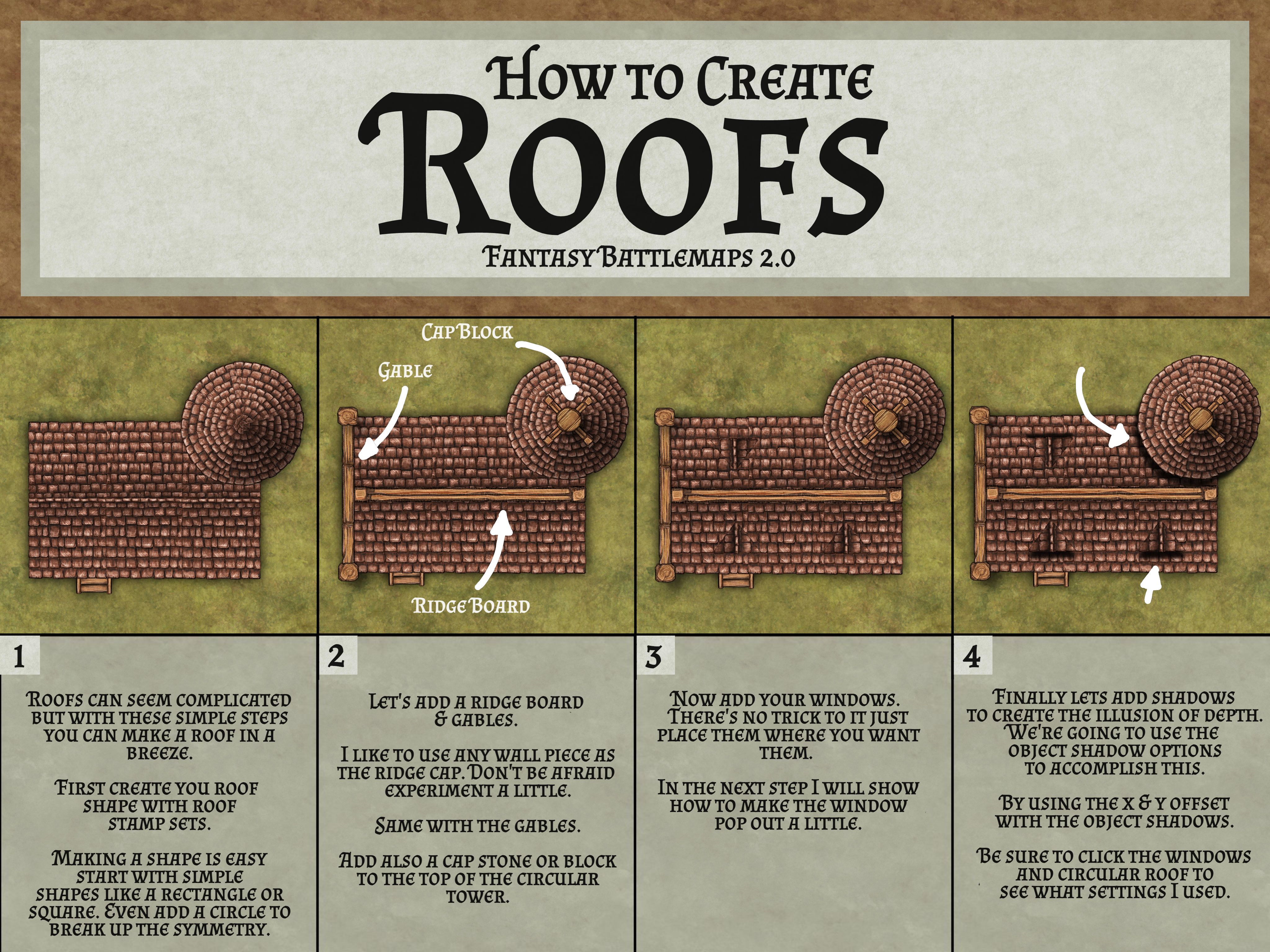 Guide: How to Create Roofs | Inkarnate - Create Fantasy Maps Online